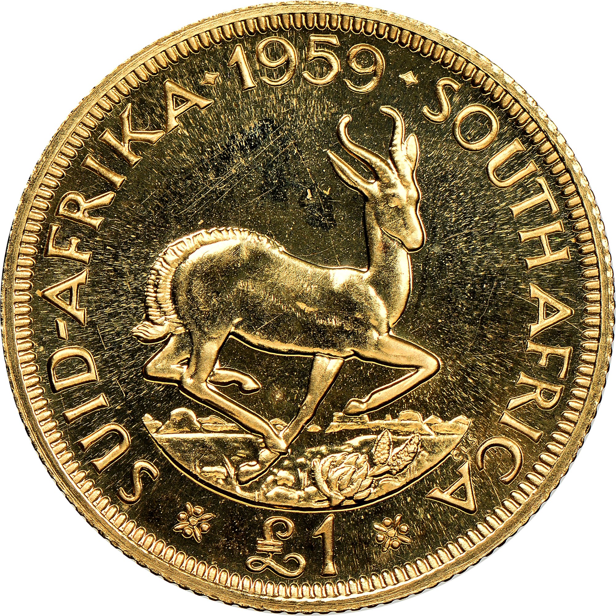 South Africa Pound KM 54 Prices & Values | NGC