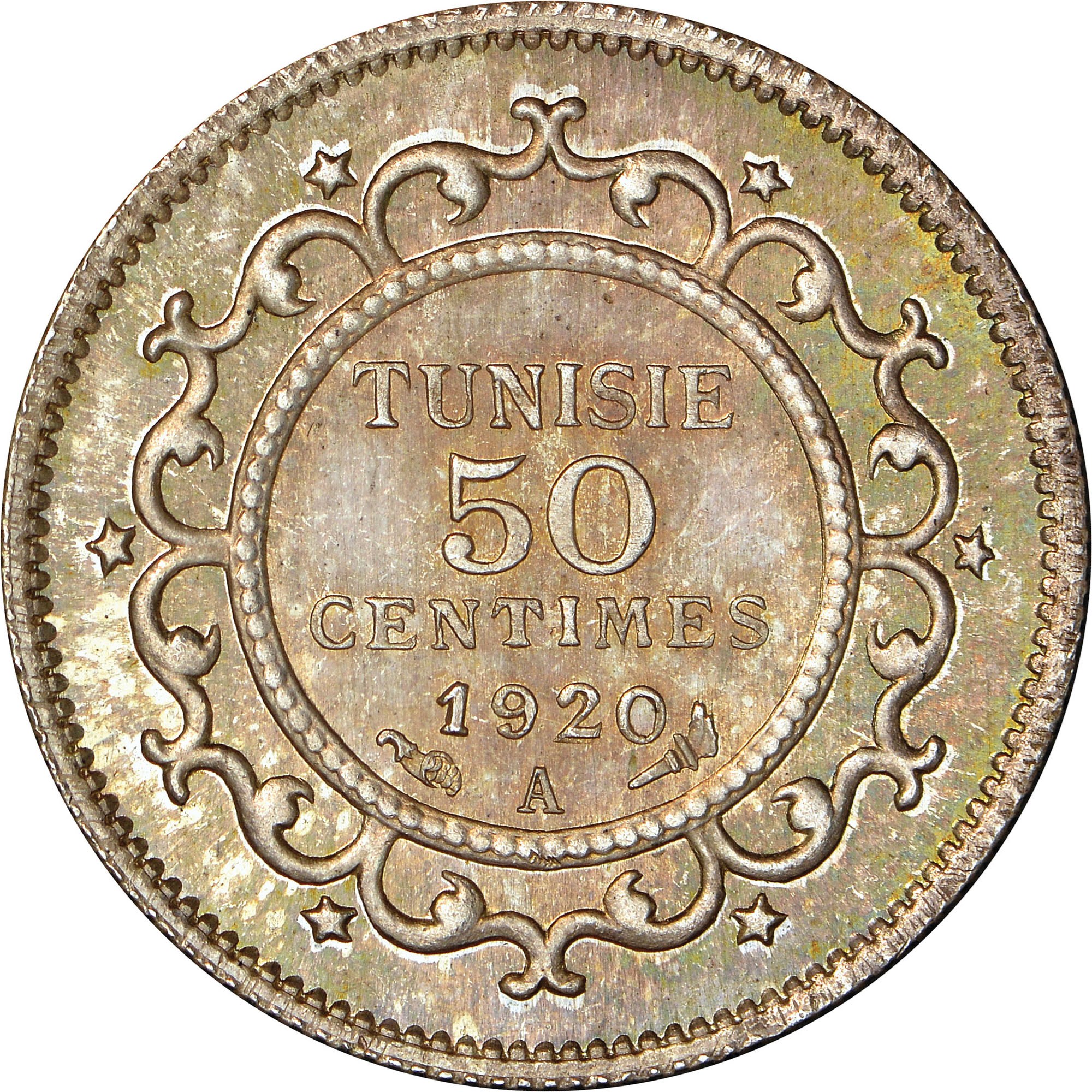 Tunisia 50 Centimes KM 237 Prices & Values | NGC