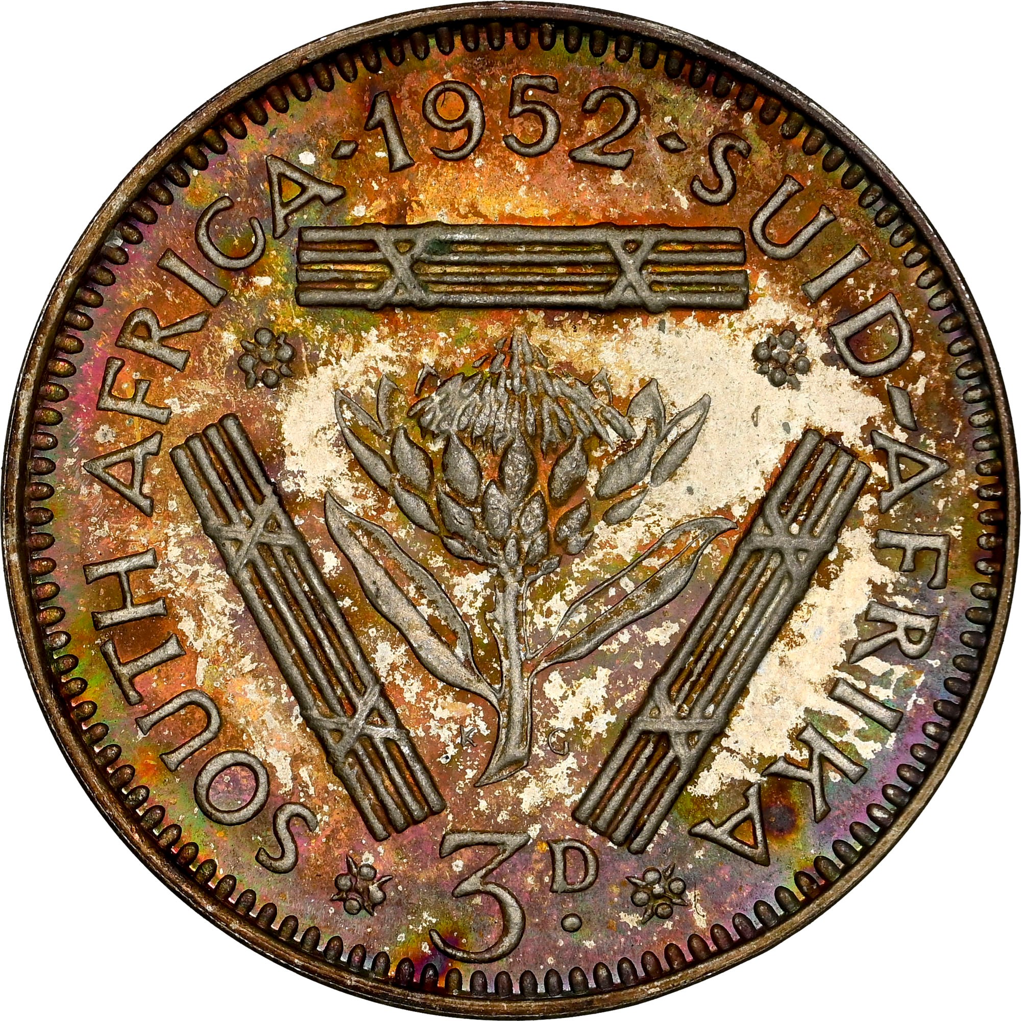 South Africa 3 Pence KM 35.2 Prices & Values | NGC