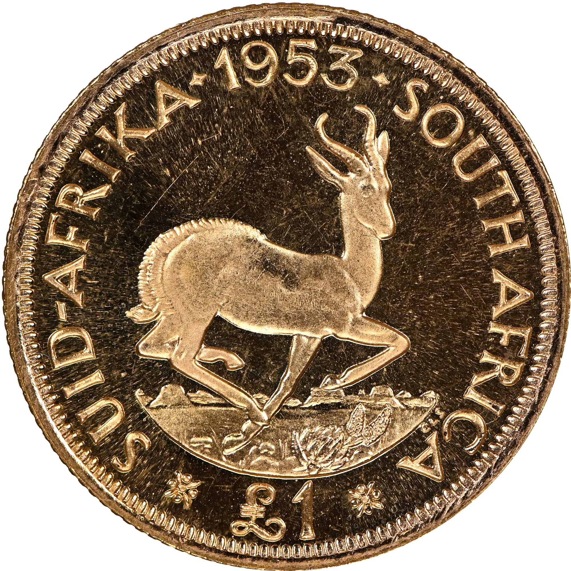 South Africa Pound KM 54 Prices & Values | NGC