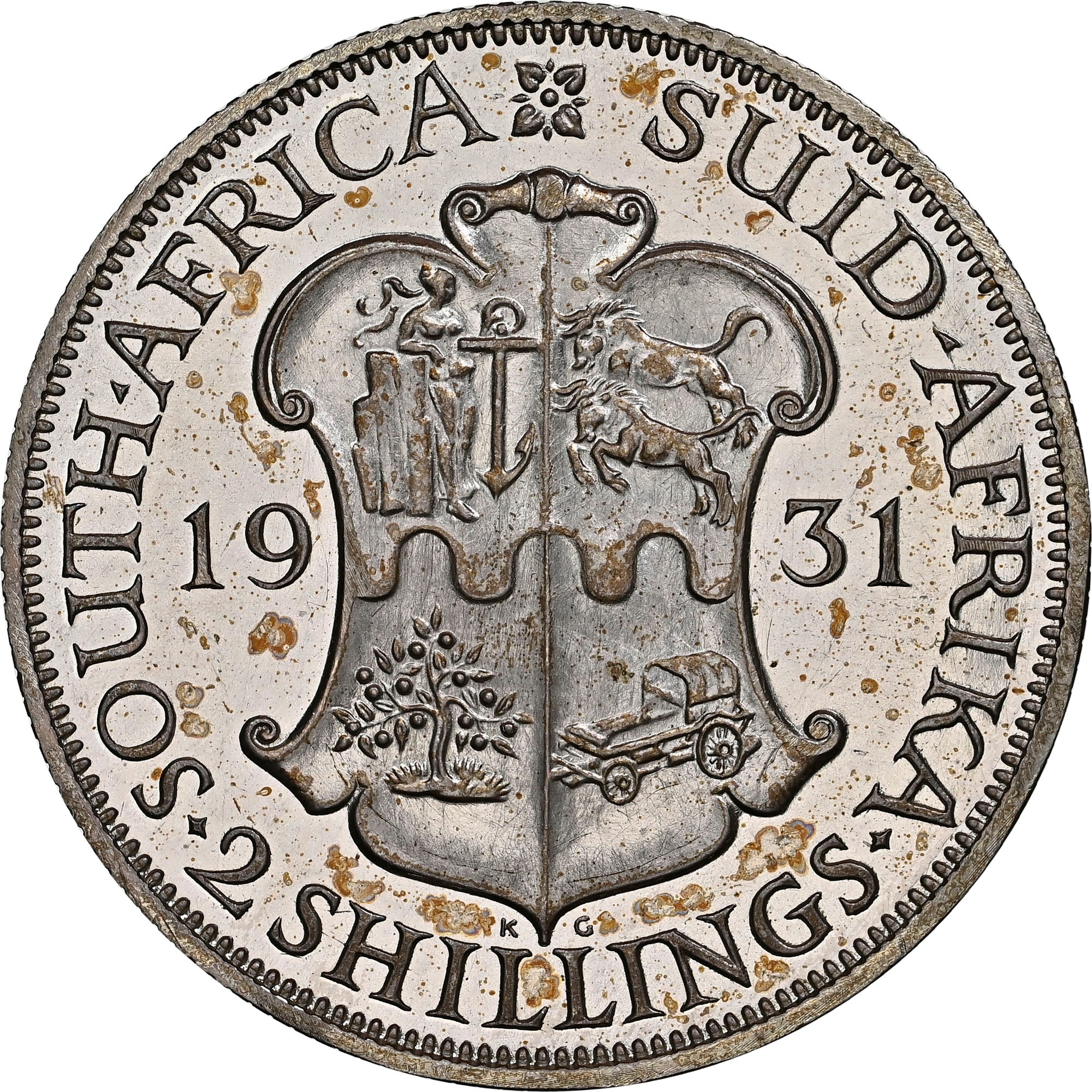 South Africa 2 Shillings KM 22 Prices & Values | NGC
