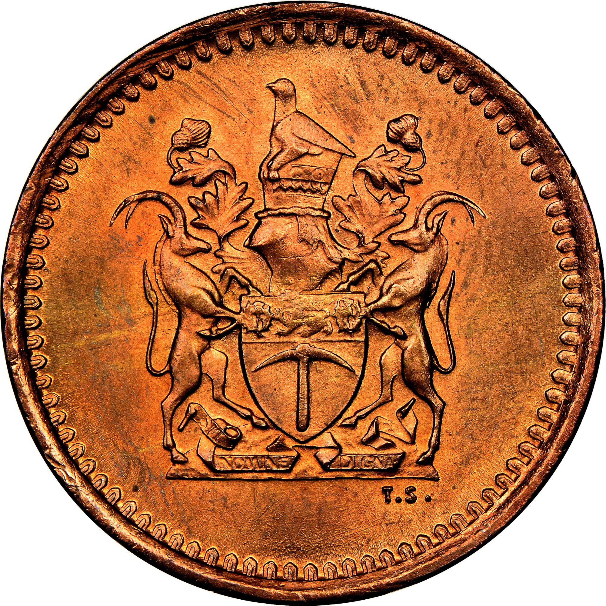 Rhodesia Cent KM 10 Prices & Values | NGC