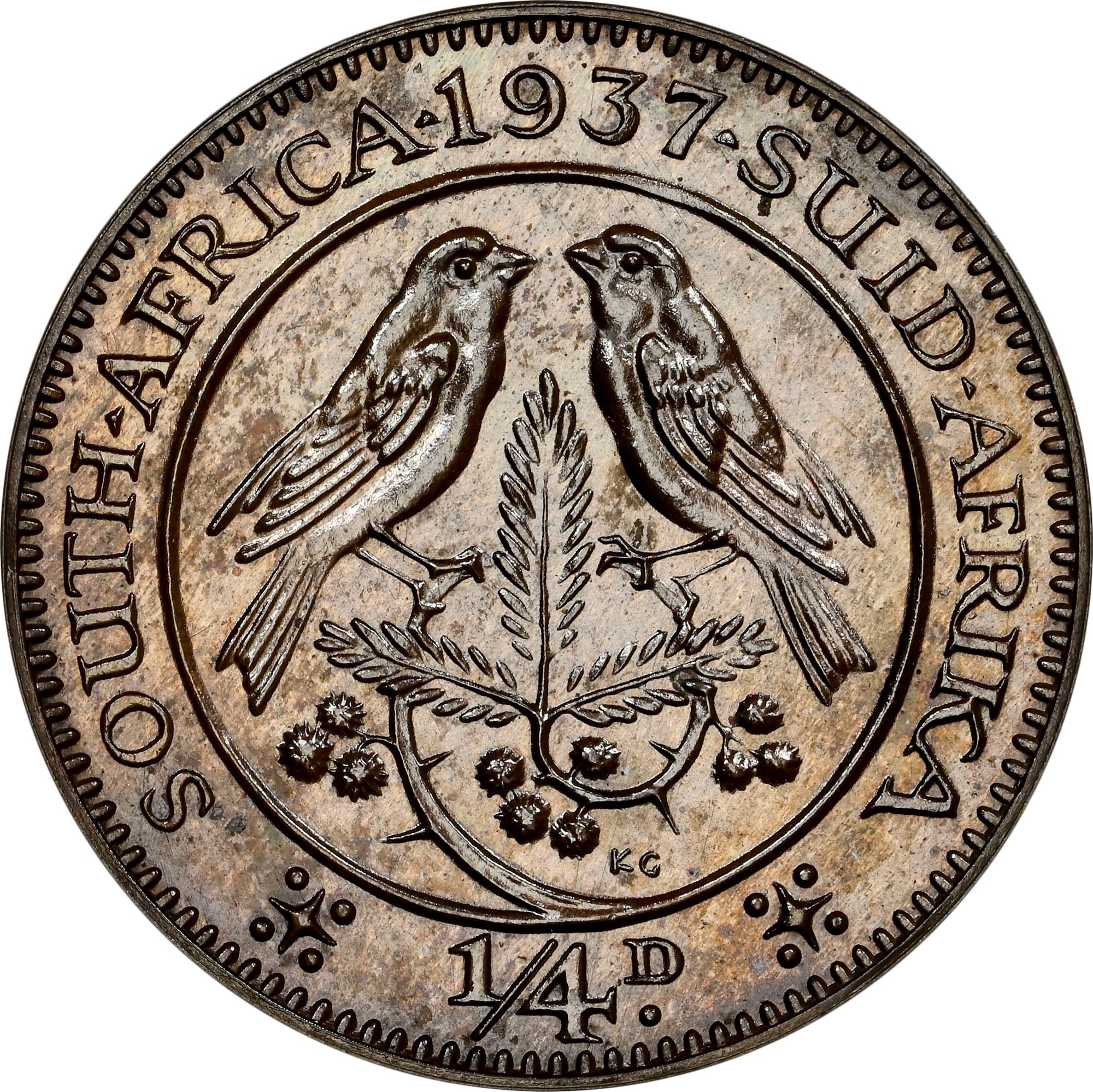 South Africa 1/4 Penny KM 23 Prices & Values | NGC