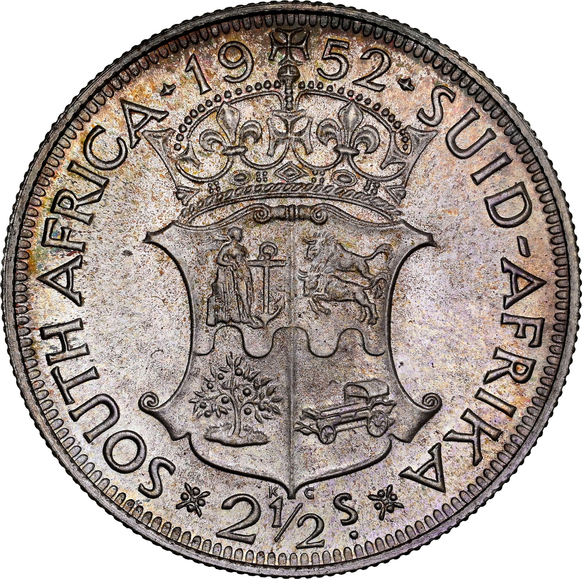 South Africa 2-1/2 Shillings KM 39.2 Prices & Values | NGC