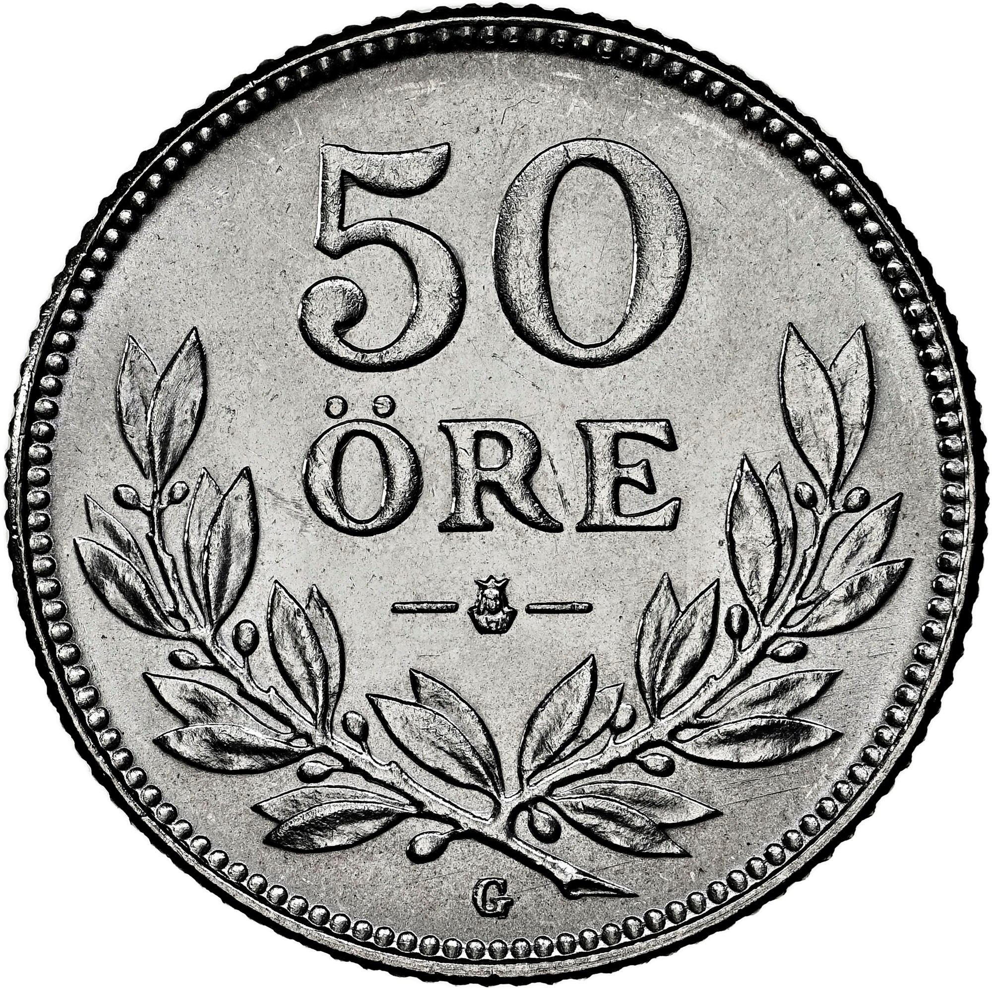 Sweden 50 Öre KM 788 Prices & Values | NGC