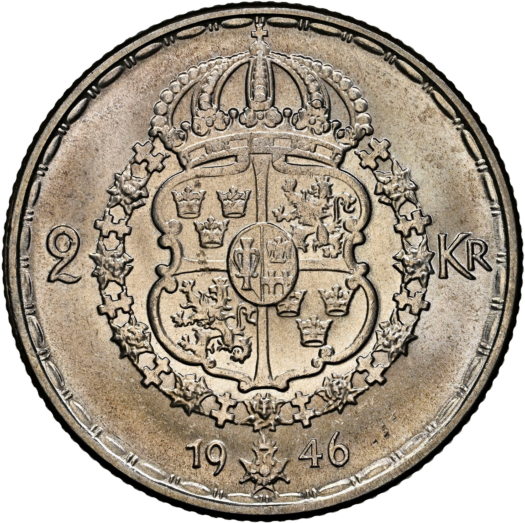 Sweden 2 Kronor KM 815 Prices & Values | NGC