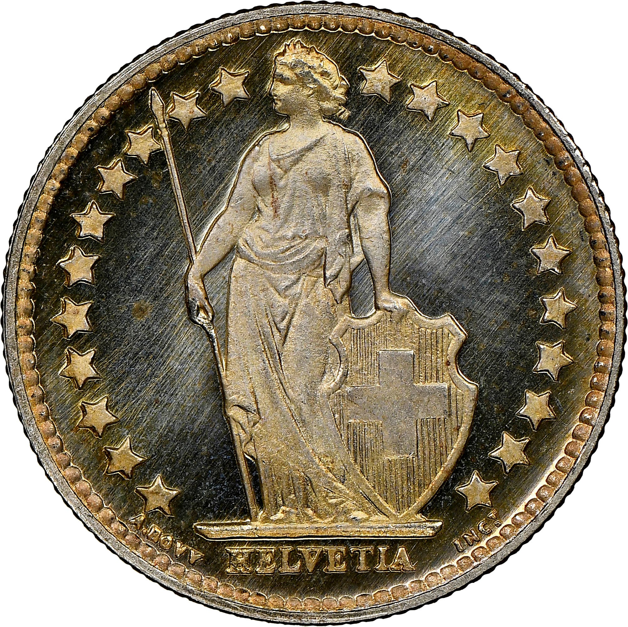 Switzerland 1/2 Franc KM 23 Prices & Values | NGC