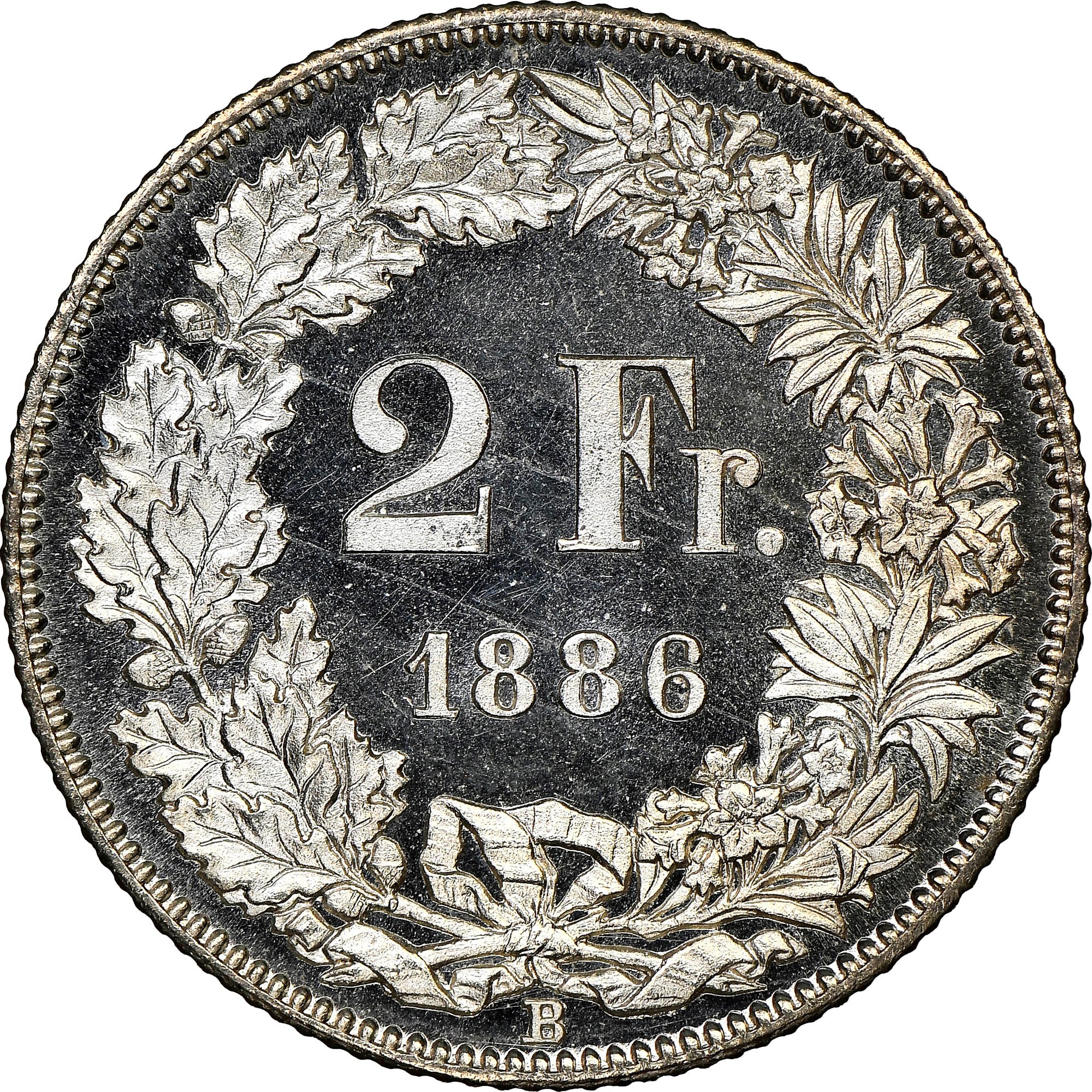 Switzerland 2 Francs KM 21 Prices & Values | NGC