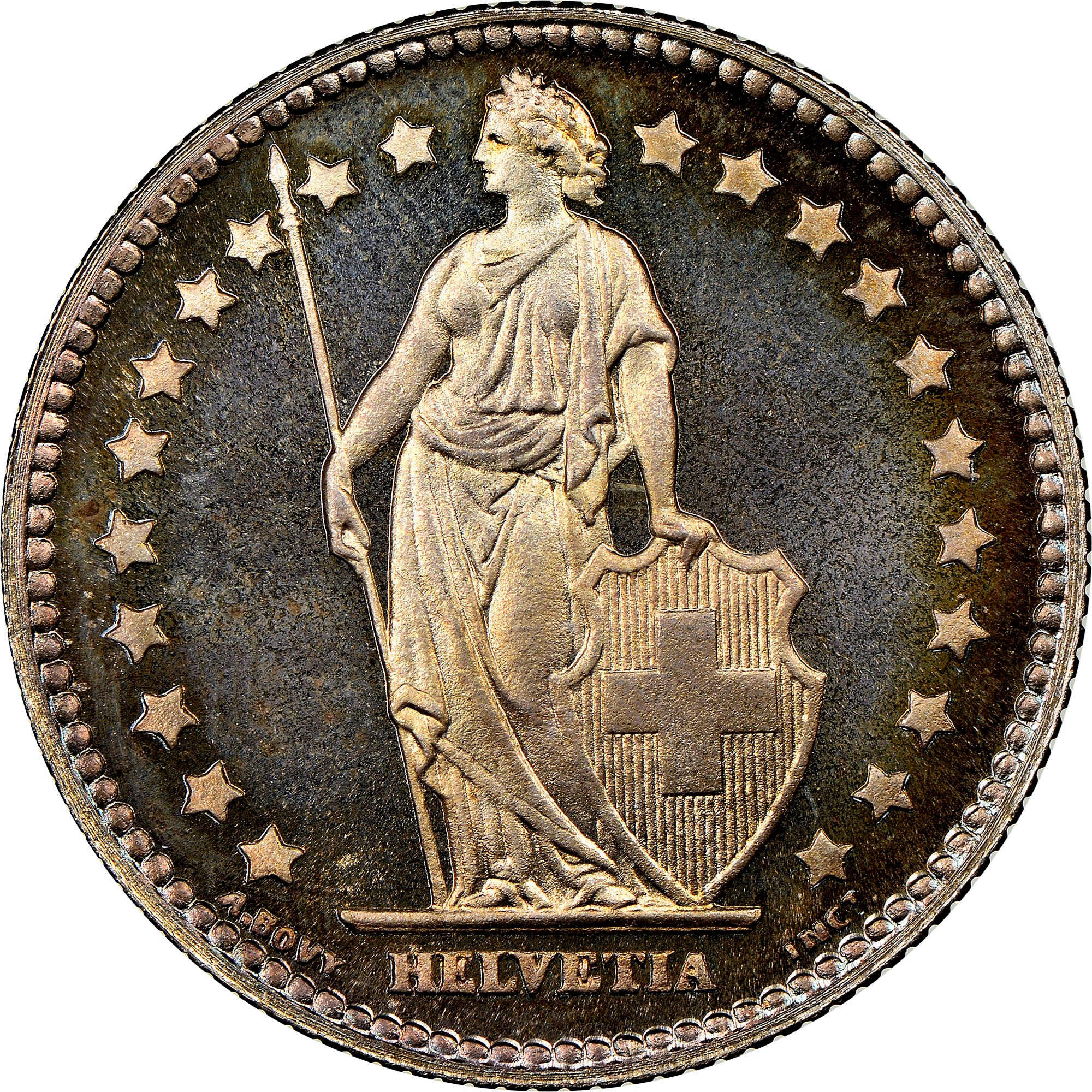 Switzerland Franc KM 24 Prices Values NGC