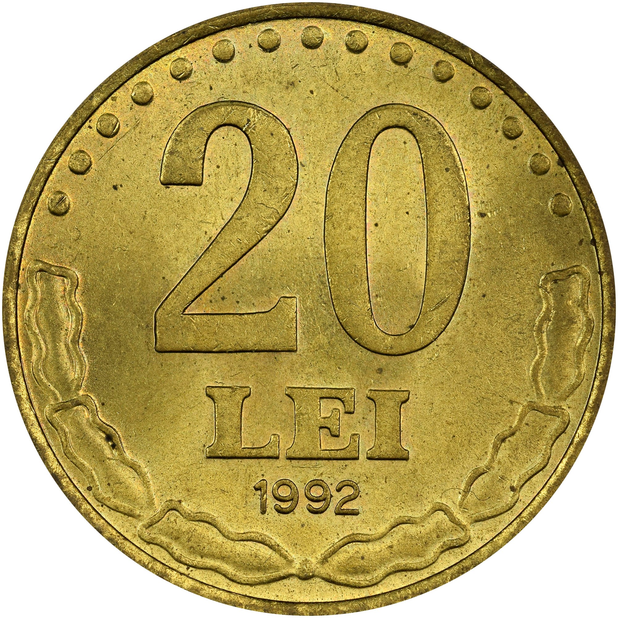 Romania 20 Lei KM 109 Prices & Values | NGC