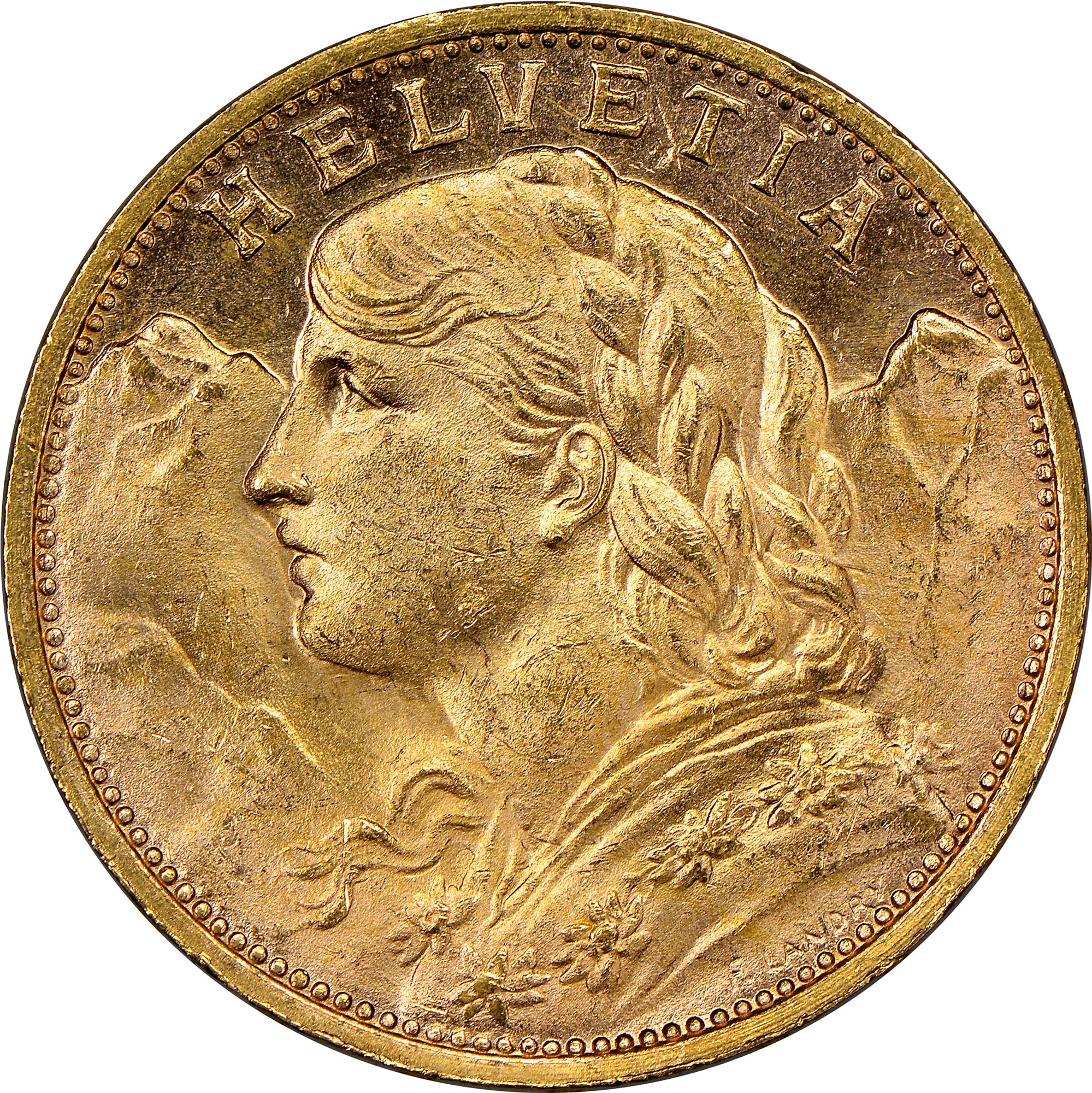 Switzerland 20 Francs KM 35.1 Prices & Values | NGC
