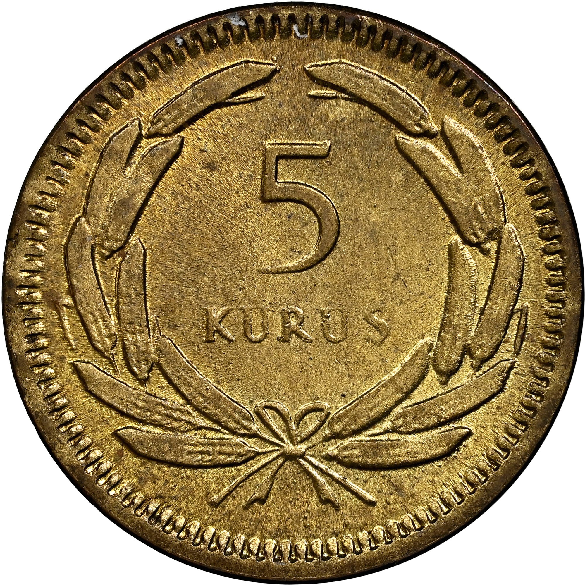Turkey 5 Kurus KM 887 Prices & Values | NGC