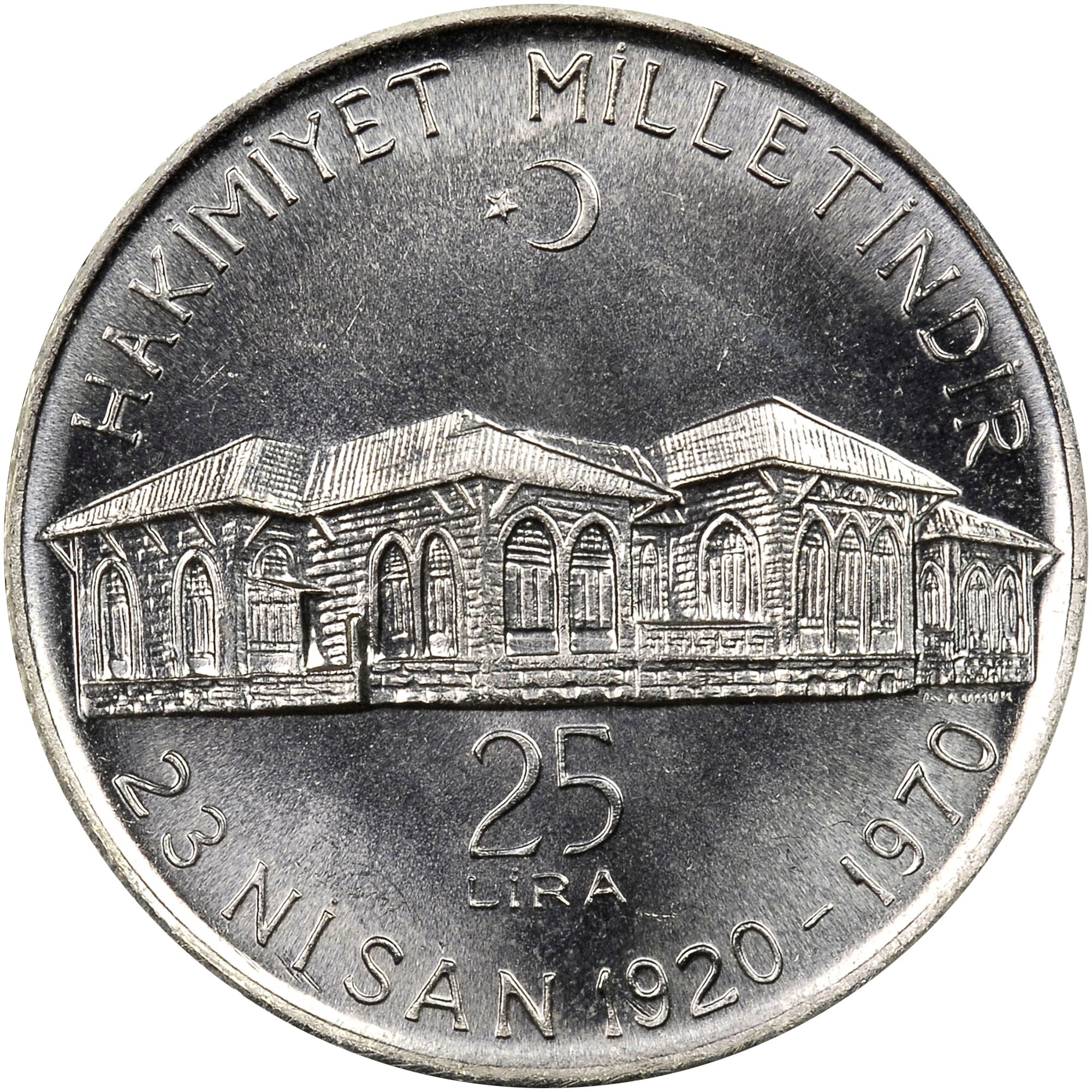 Turkey 25 Lira KM 897 Prices & Values | NGC