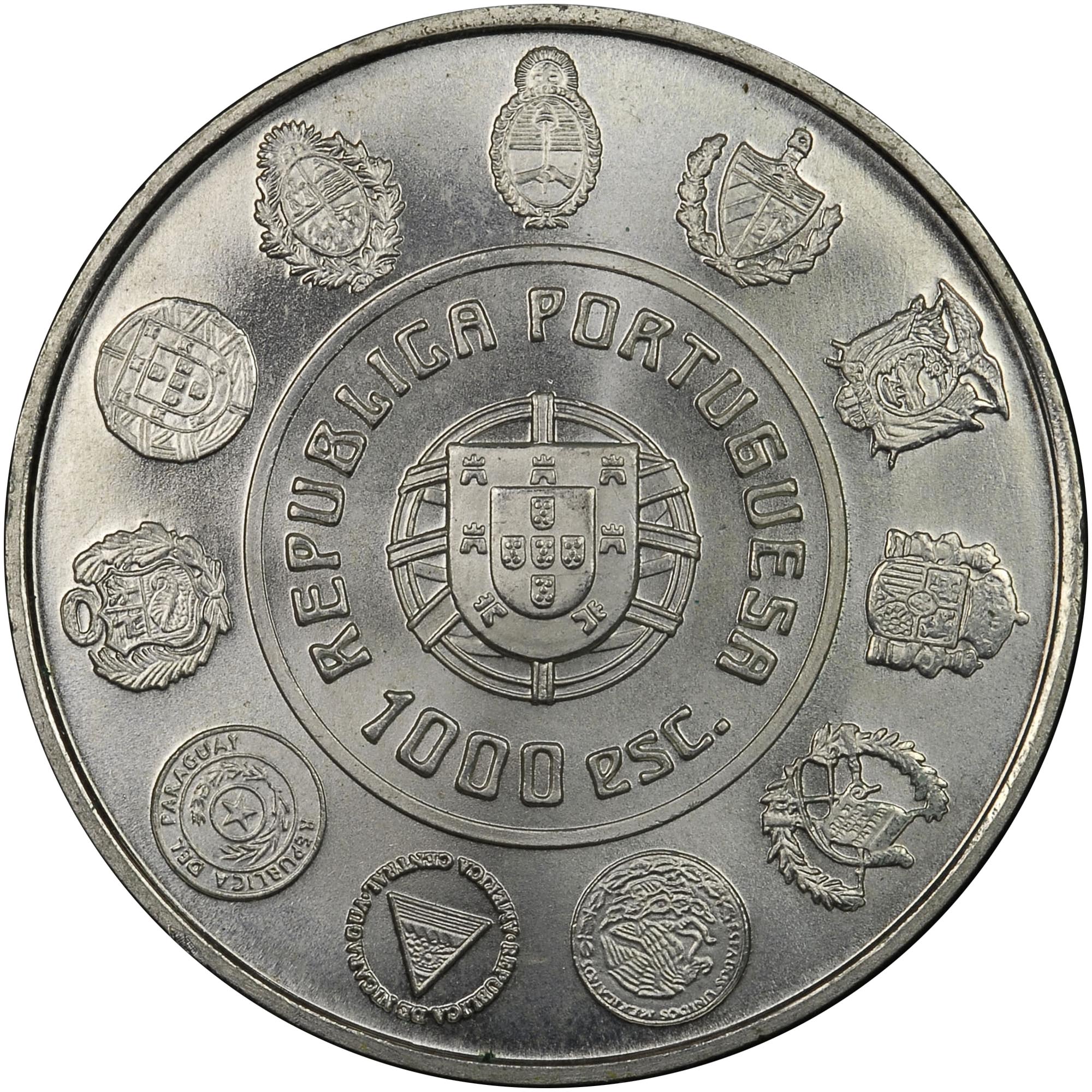 Portugal 1000 Escudos KM 727 Prices & Values | NGC