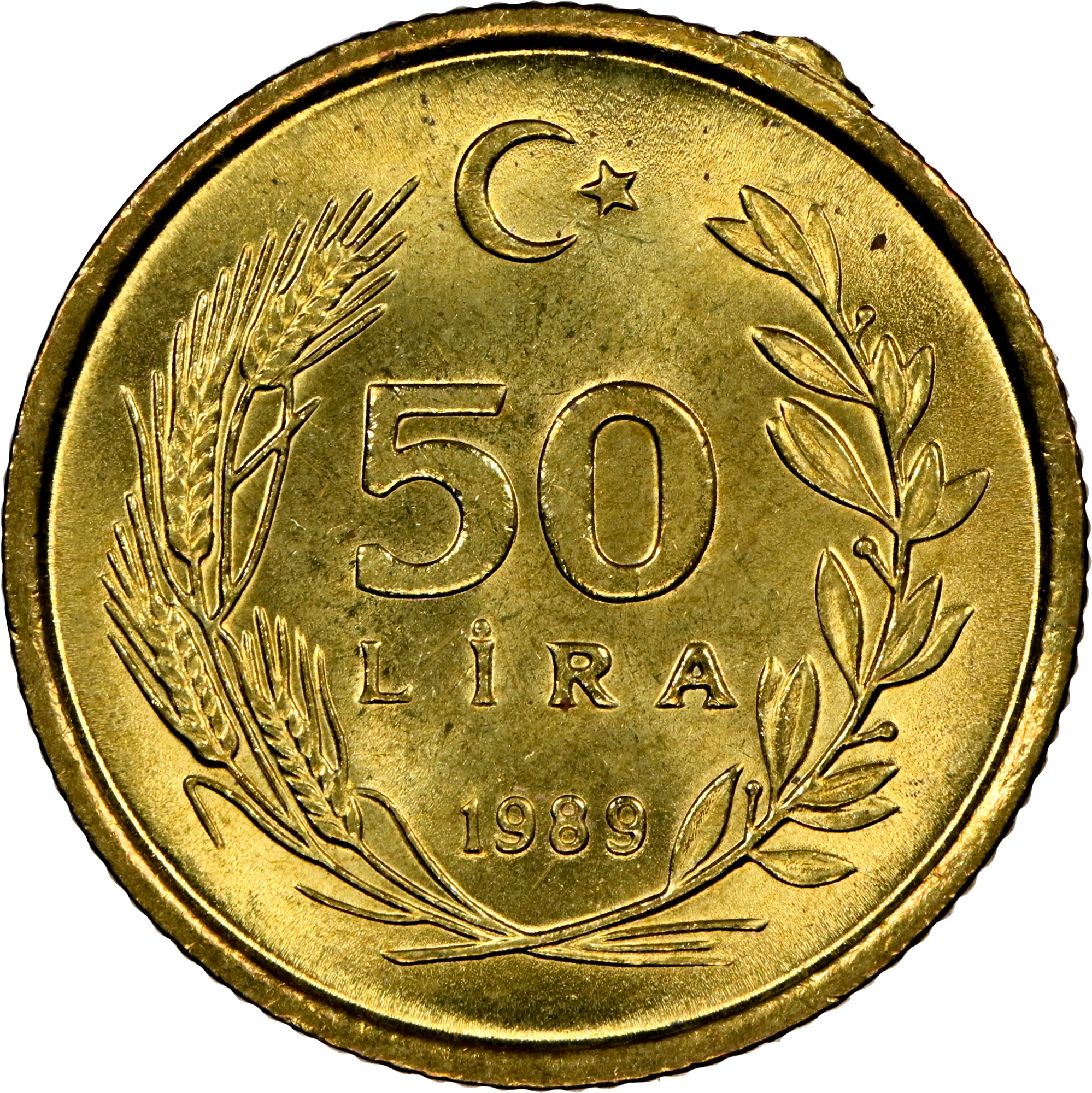 Turkey 50 Lira KM 987 Prices & Values | NGC