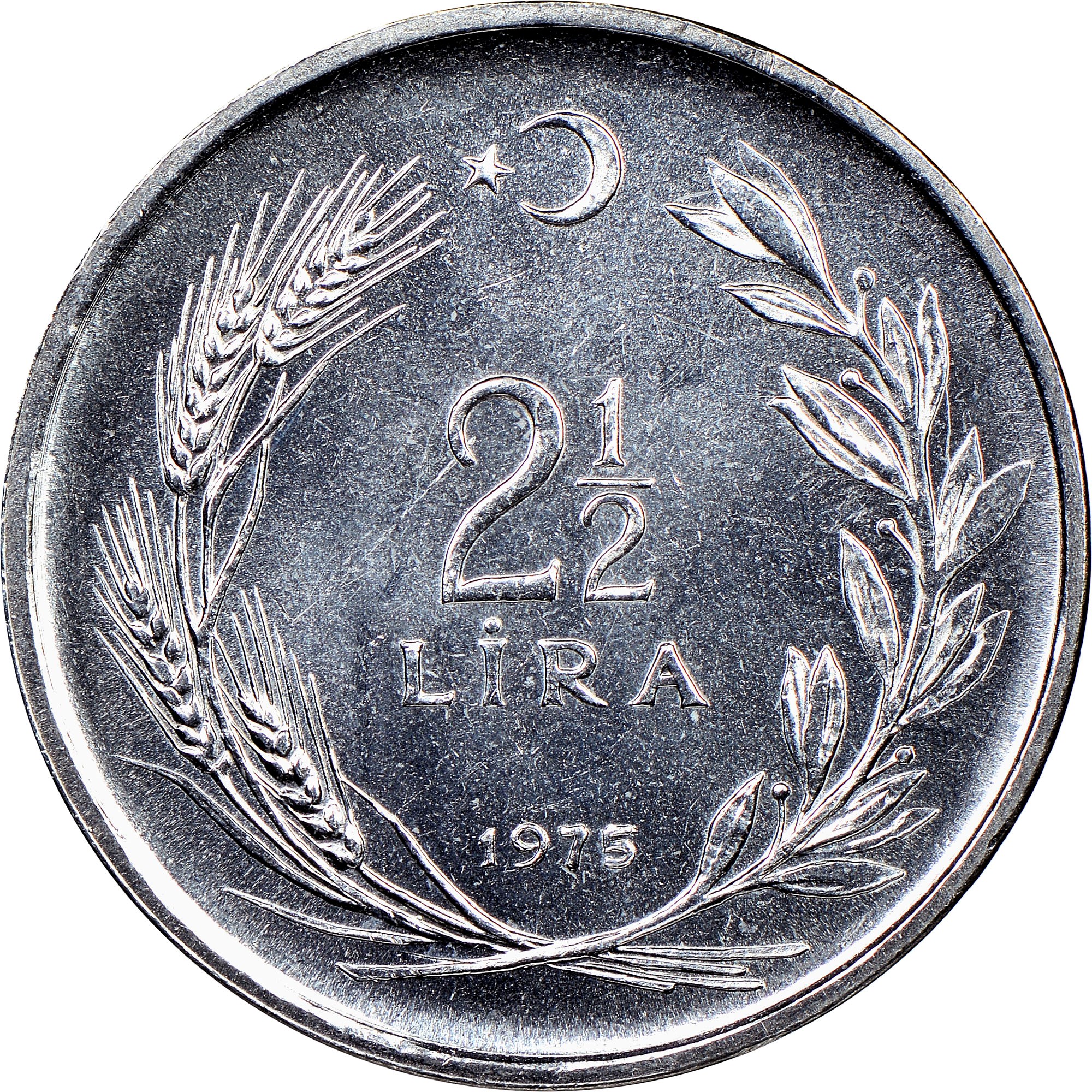 Turkey 2-1/2 Lira KM 893.2 Prices & Values | NGC