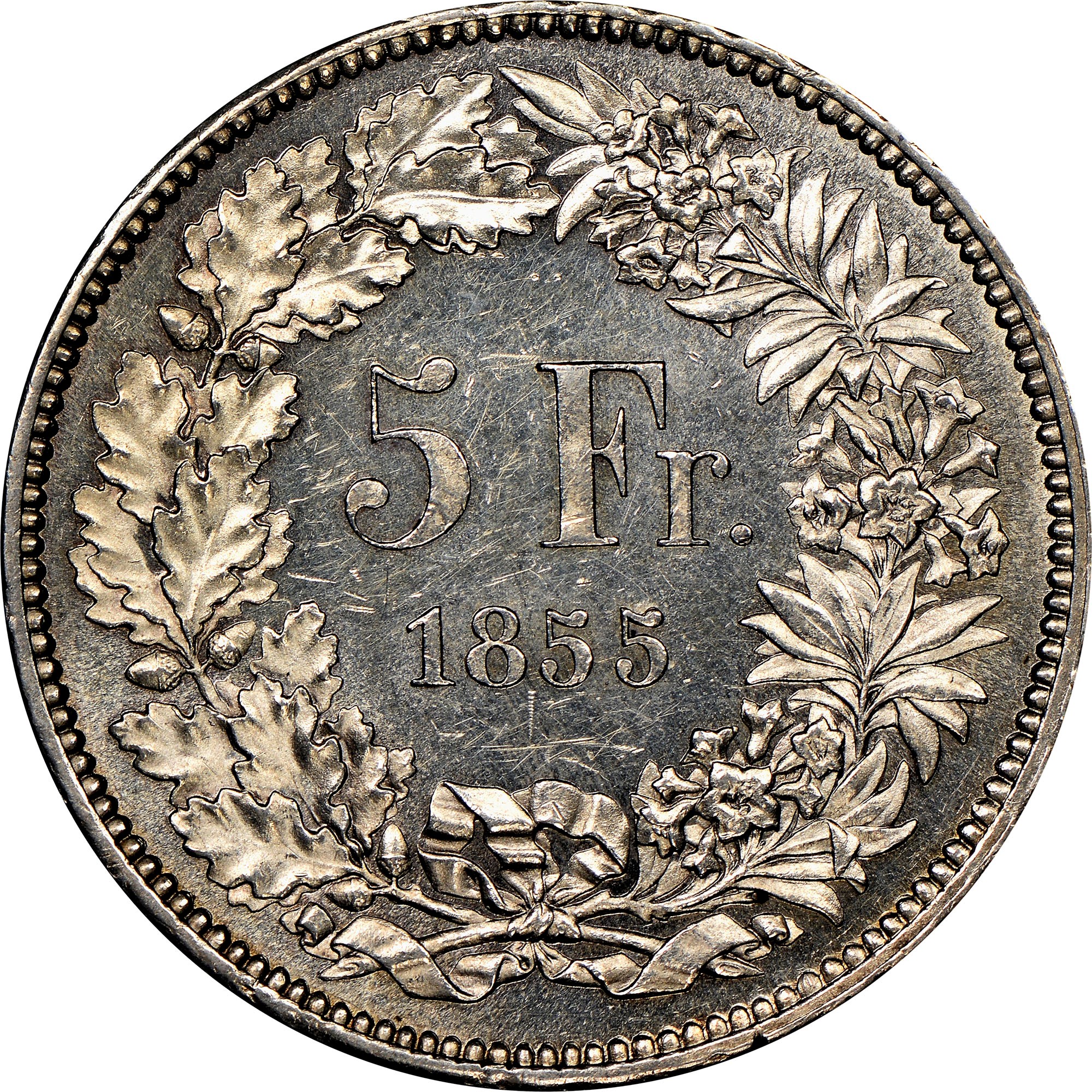 Switzerland 5 Francs X S3 Prices & Values | NGC