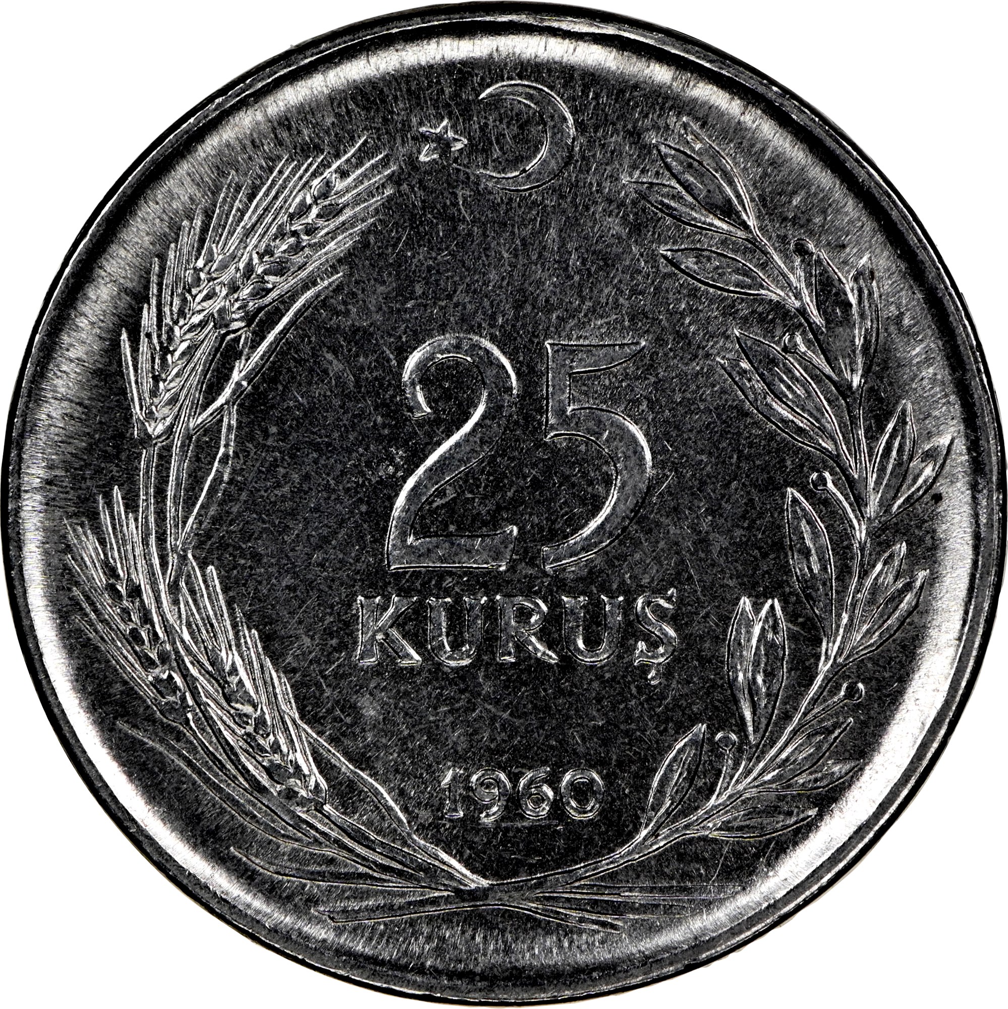 Turkey 25 Kurus KM 892.2 Prices & Values | NGC