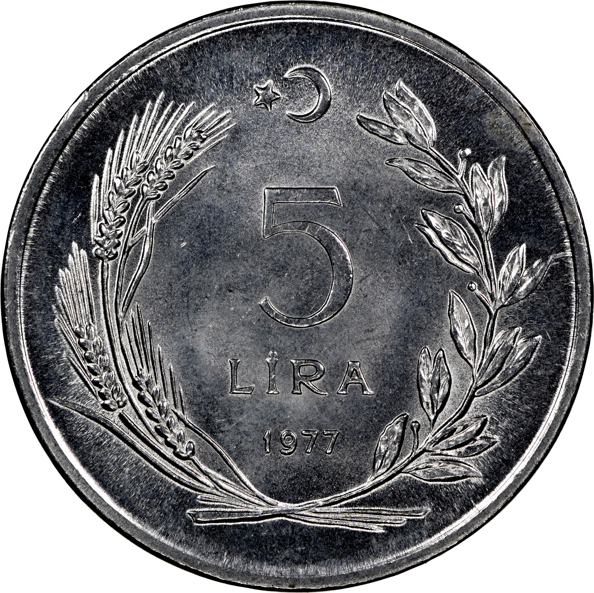 Turkey 5 Lira KM 905 Prices & Values | NGC