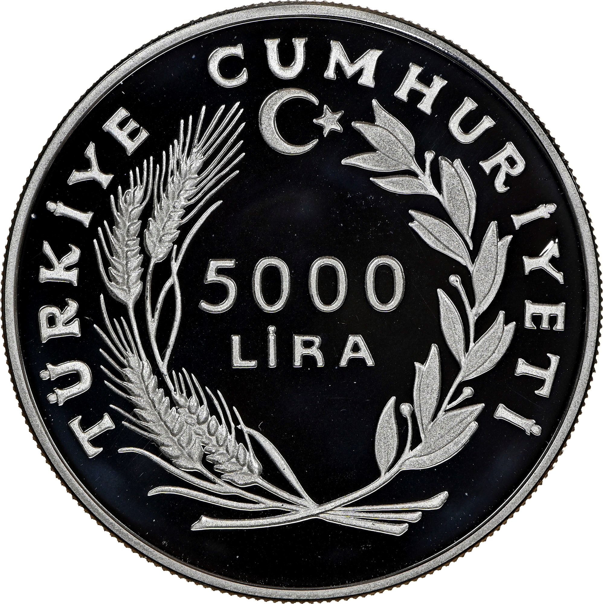 Turkey 5000 Lira KM 970 Prices & Values | NGC