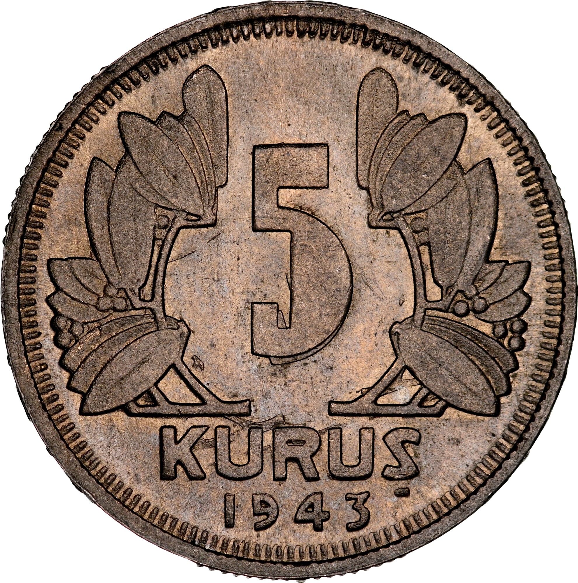 Turkey 5 Kurus KM 862 Prices & Values | NGC