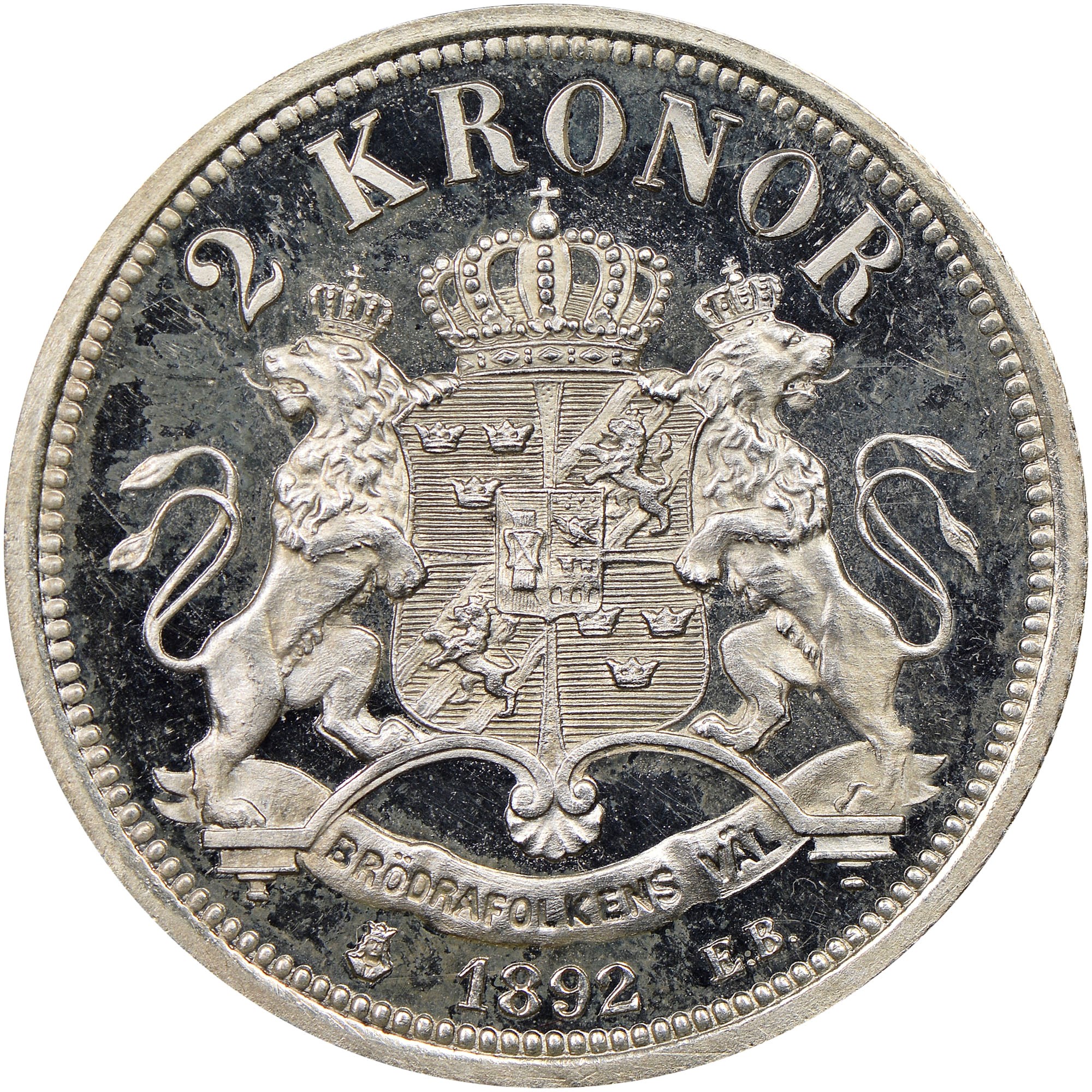 Sweden 2 Kronor KM 761 Prices & Values | NGC