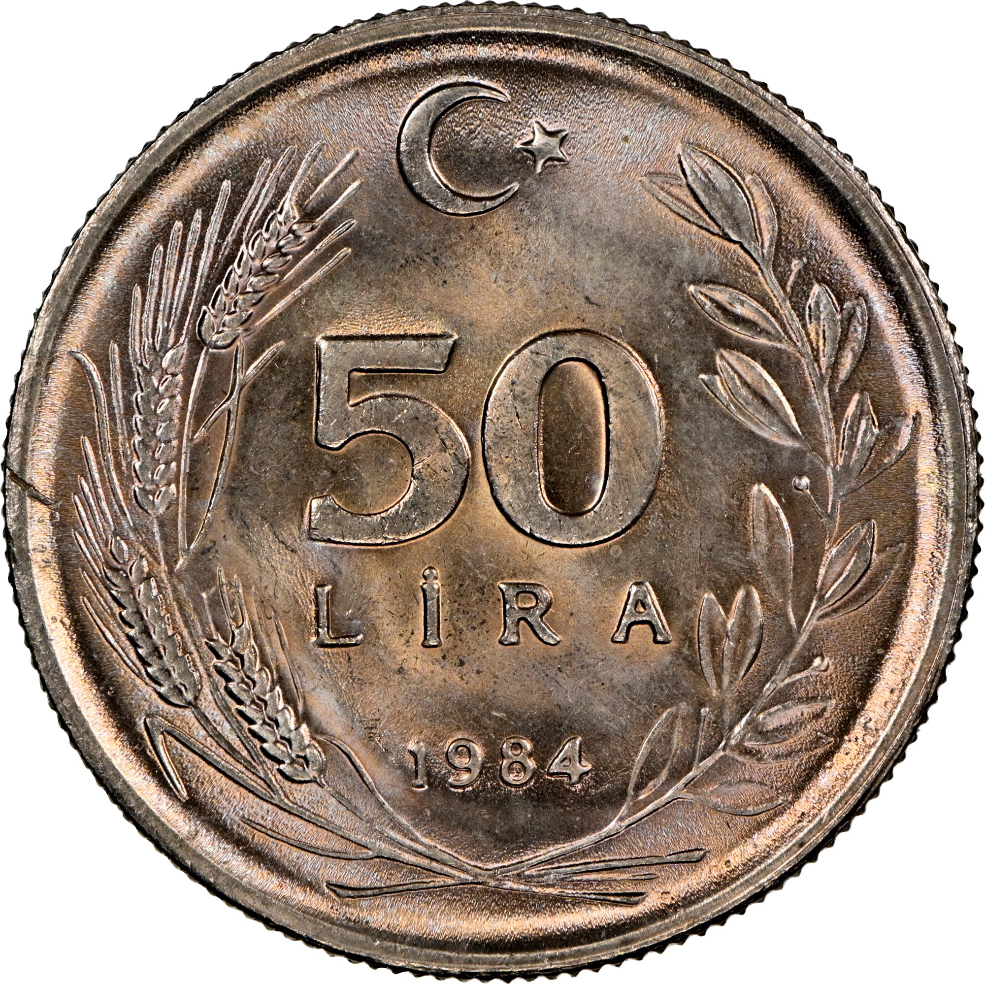 Turkey 50 Lira KM 966 Prices & Values | NGC