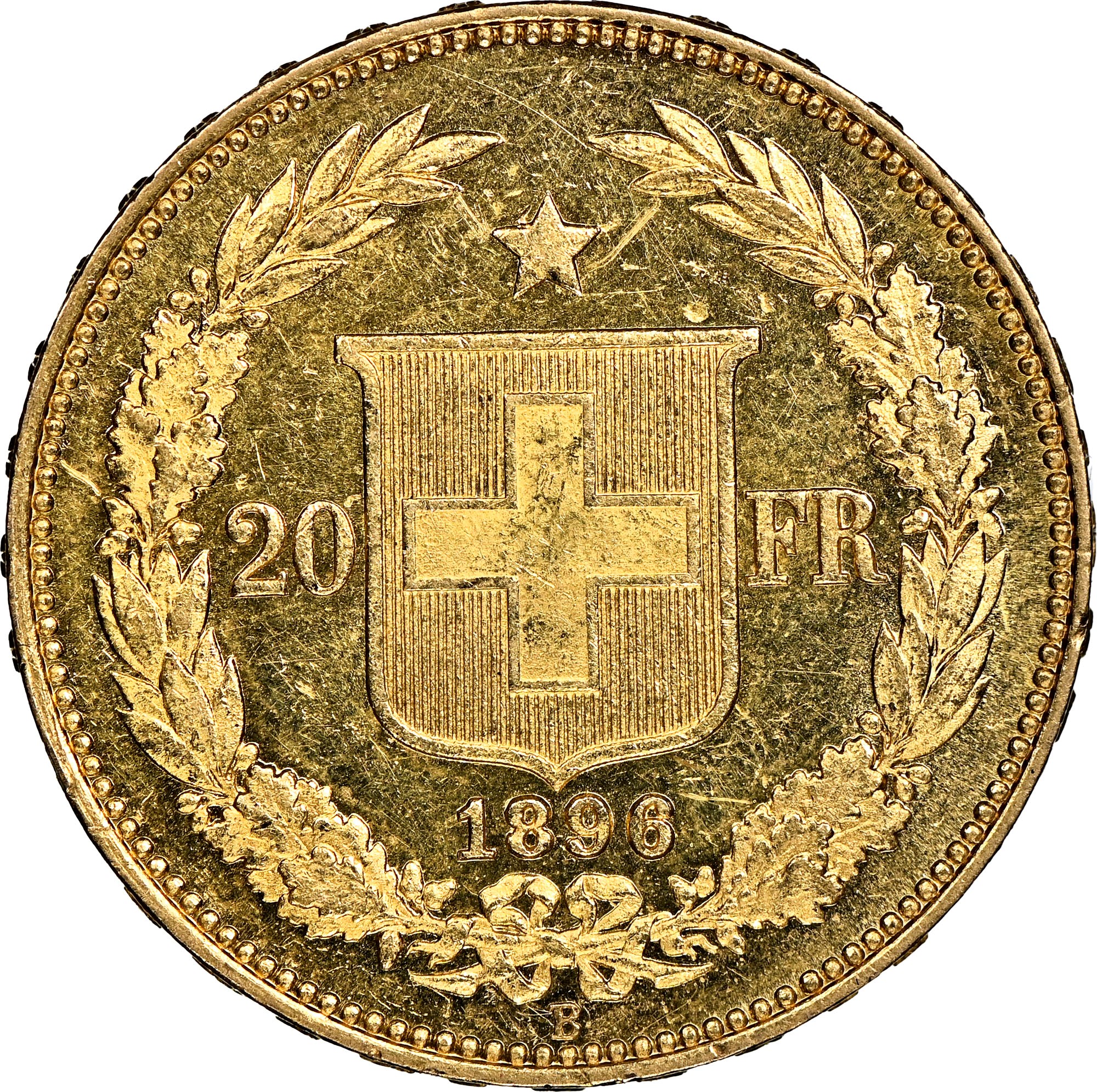 Switzerland 20 Francs KM 31.2 Prices & Values | NGC