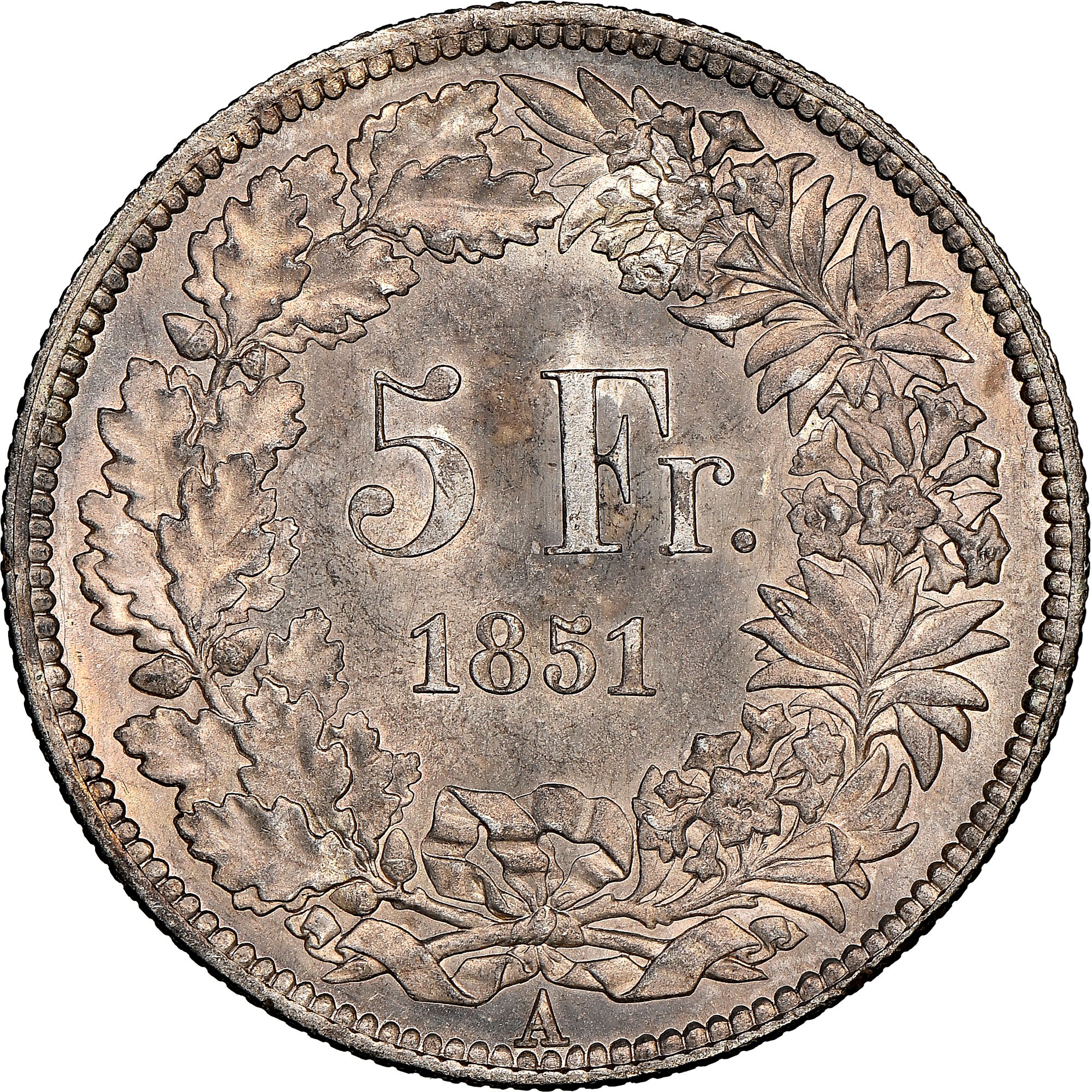 Switzerland 5 Francs KM 11 Prices & Values | NGC