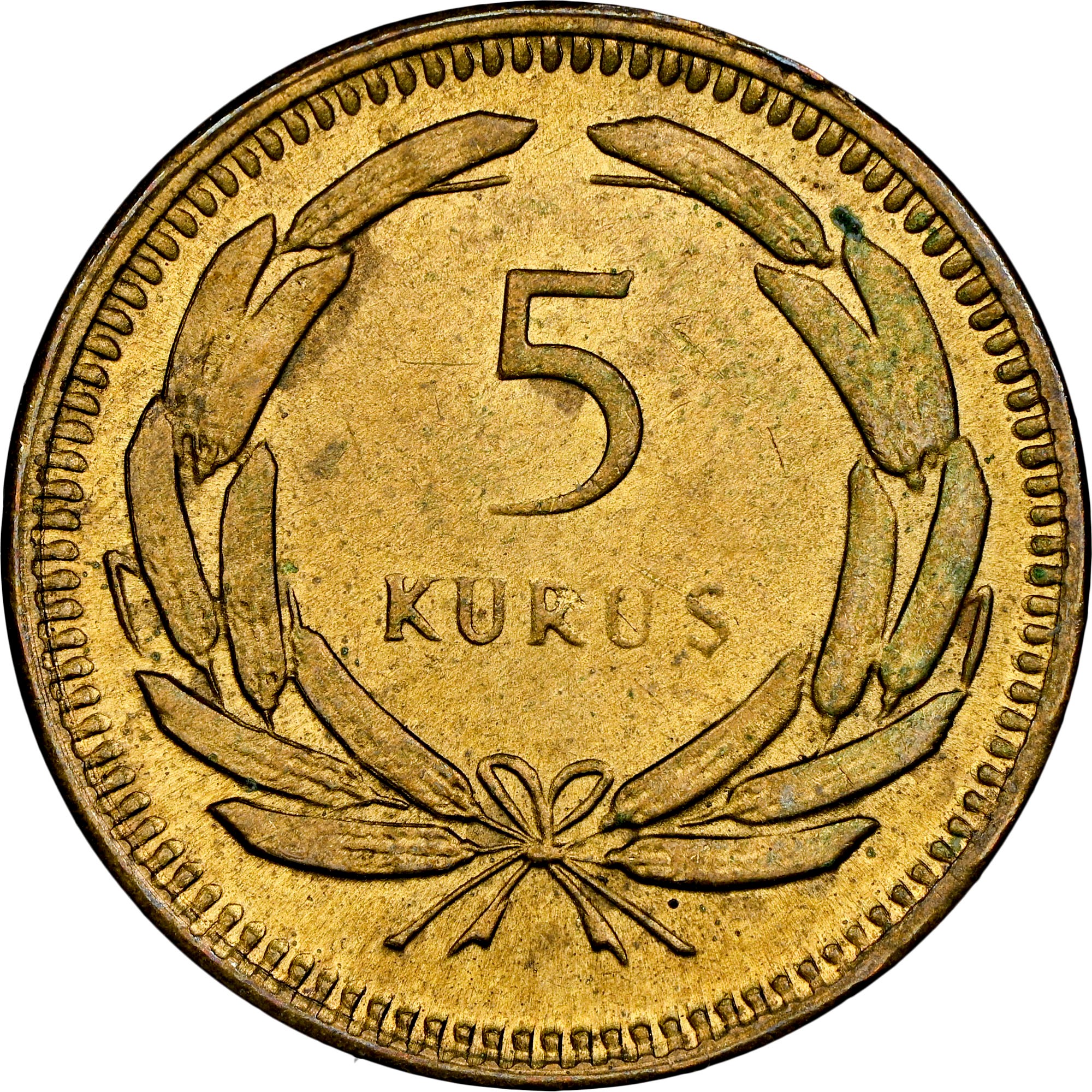 Turkey 5 Kurus KM 887 Prices & Values | NGC