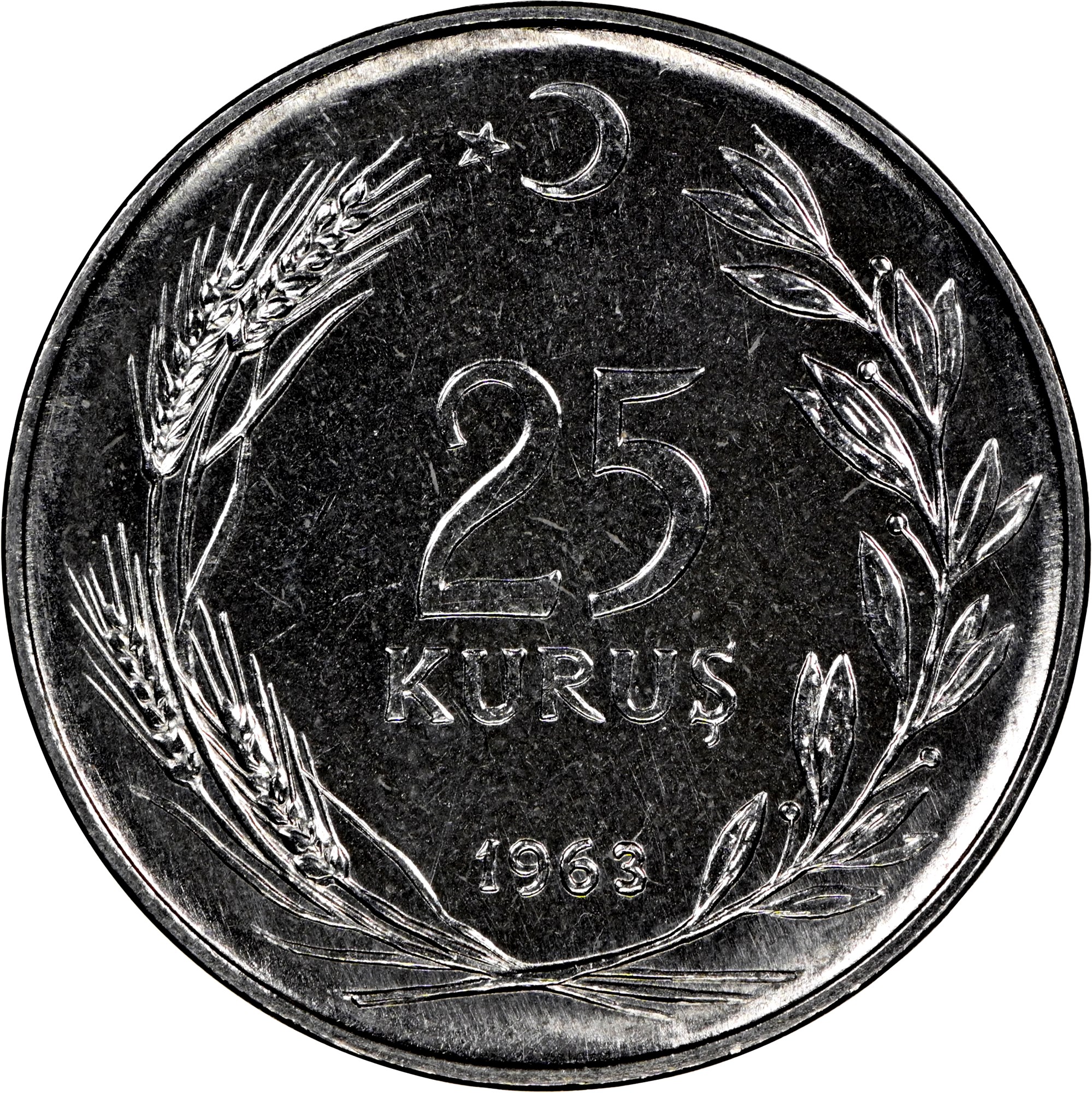 Turkey 25 Kurus KM 892.2 Prices & Values | NGC