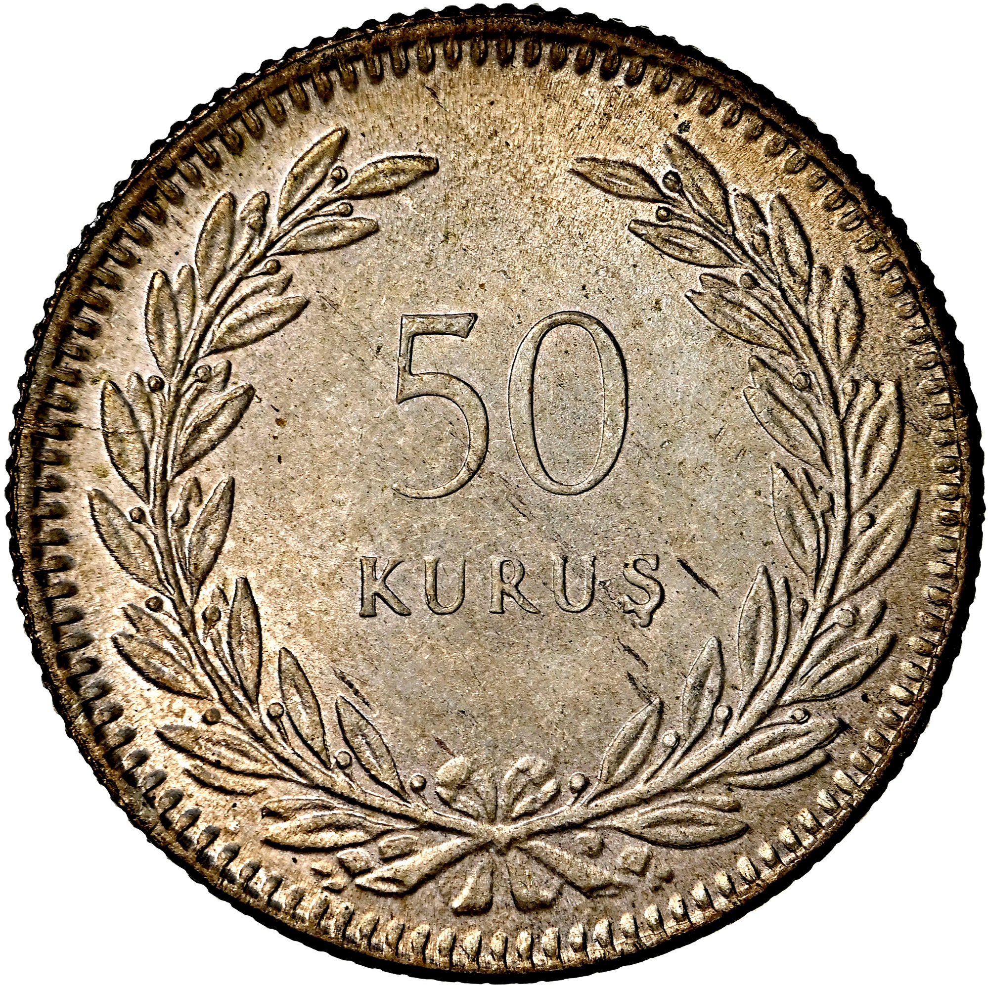 Turkey 50 Kurus KM 882 Prices & Values | NGC
