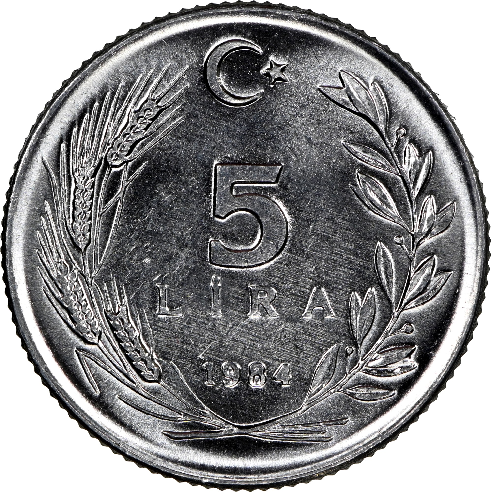 Turkey 5 Lira KM 963 Prices & Values | NGC