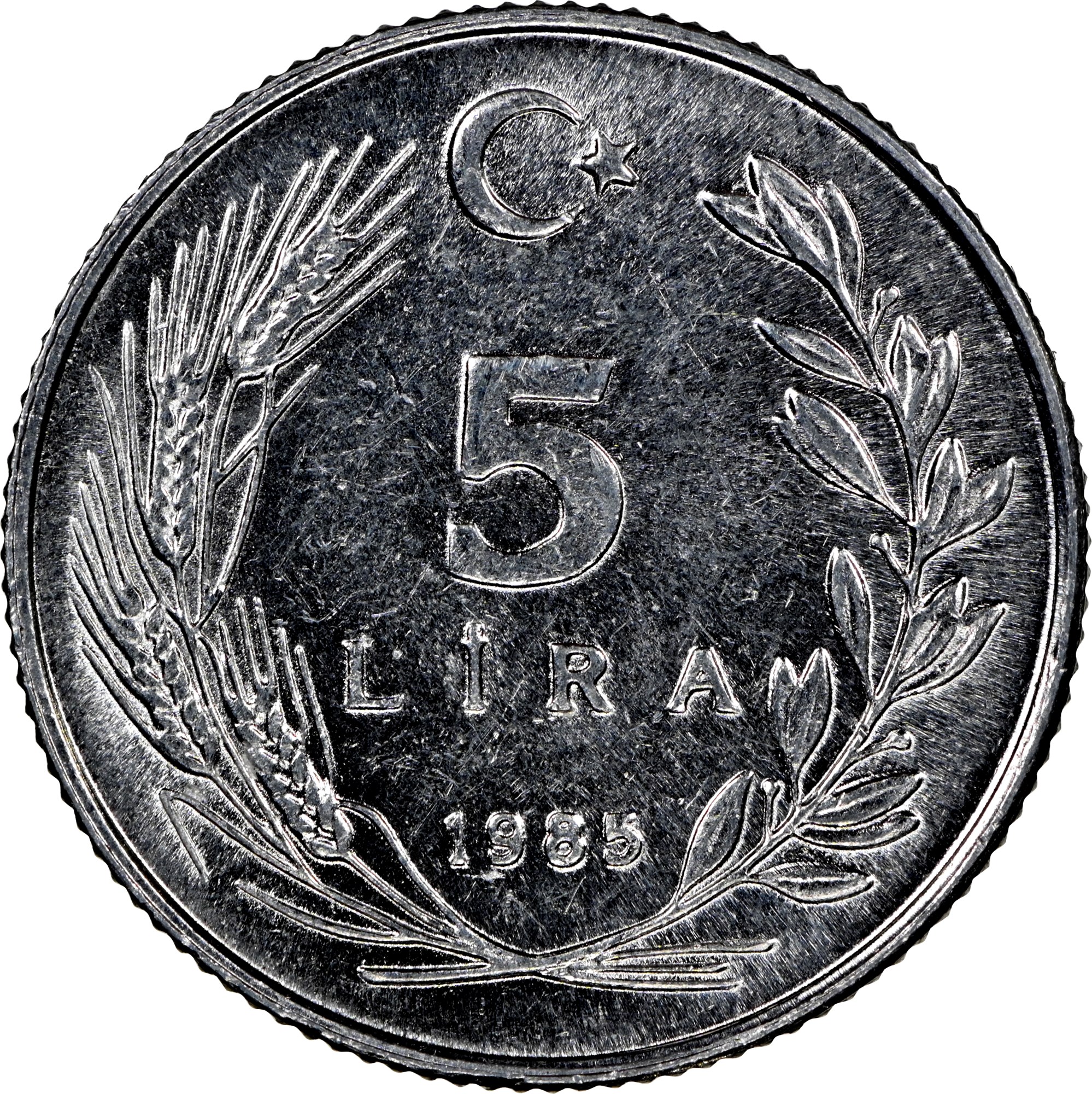 Turkey 5 Lira KM 963 Prices & Values | NGC