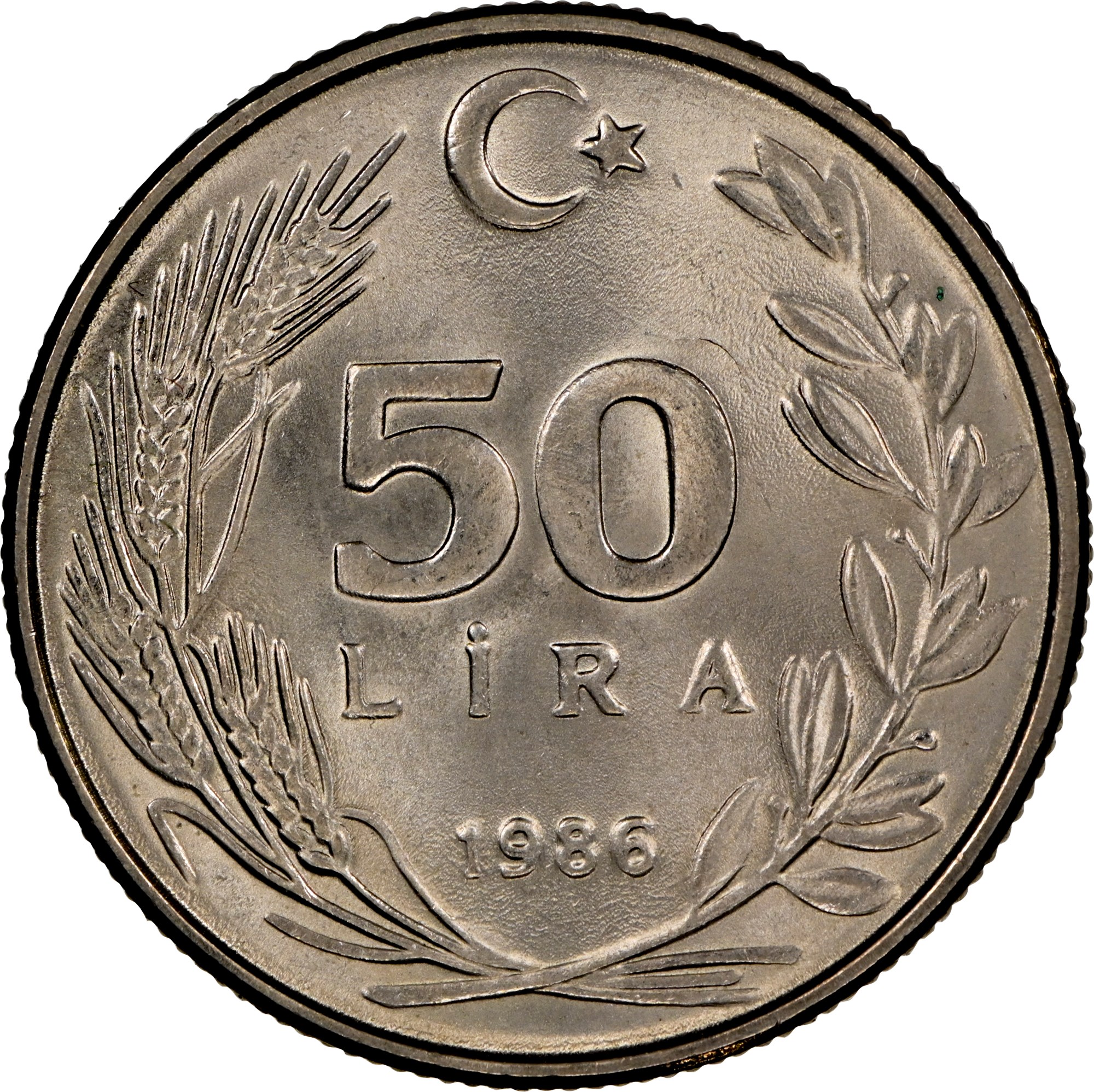 Turkey 50 Lira KM 966 Prices & Values | NGC