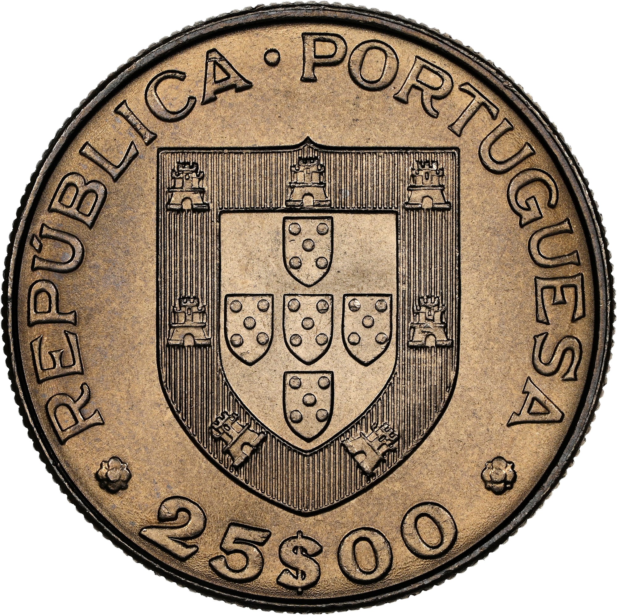 Portugal 25 Escudos KM 616 Prices & Values | NGC
