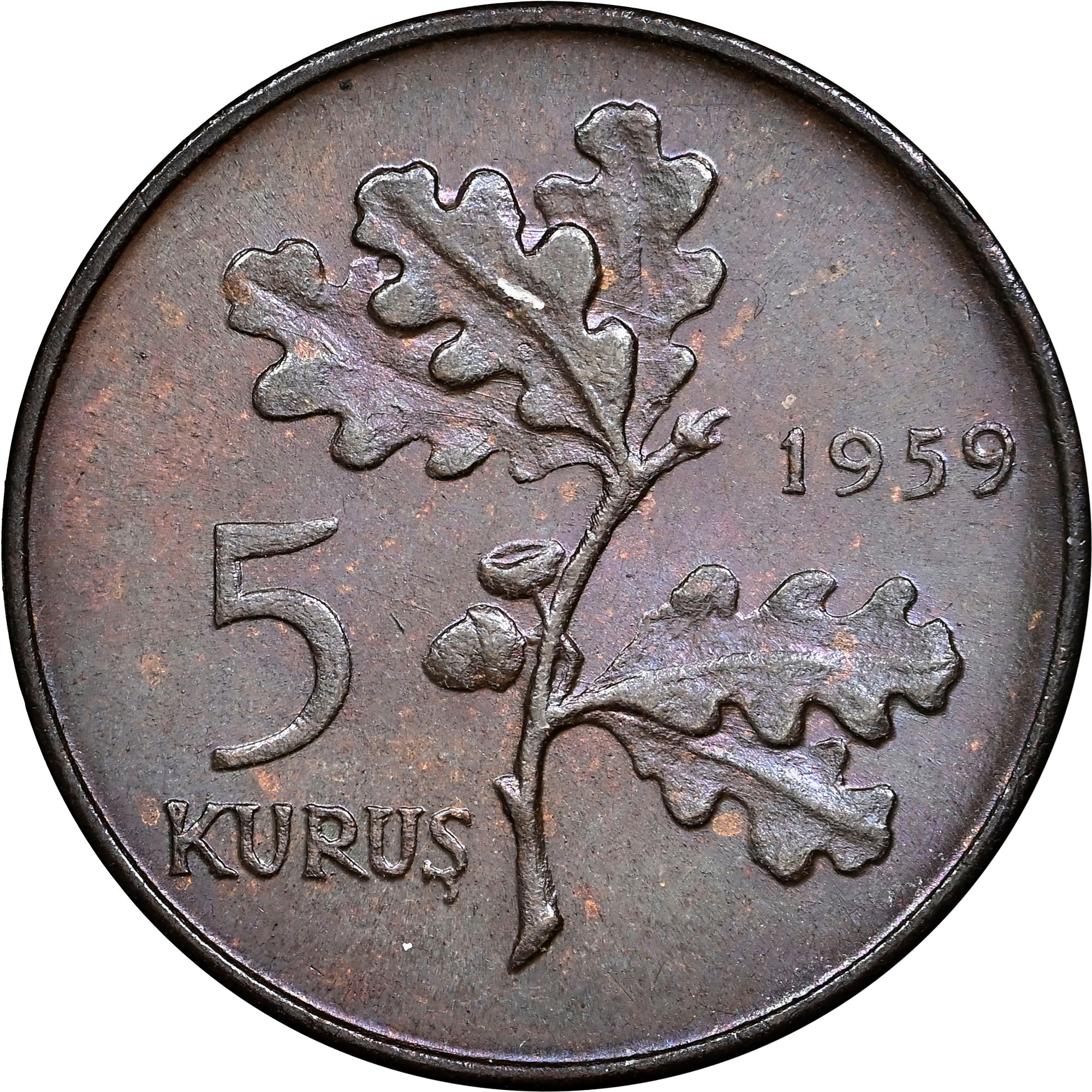 Turkey 5 Kurus KM 890.1 Prices & Values | NGC
