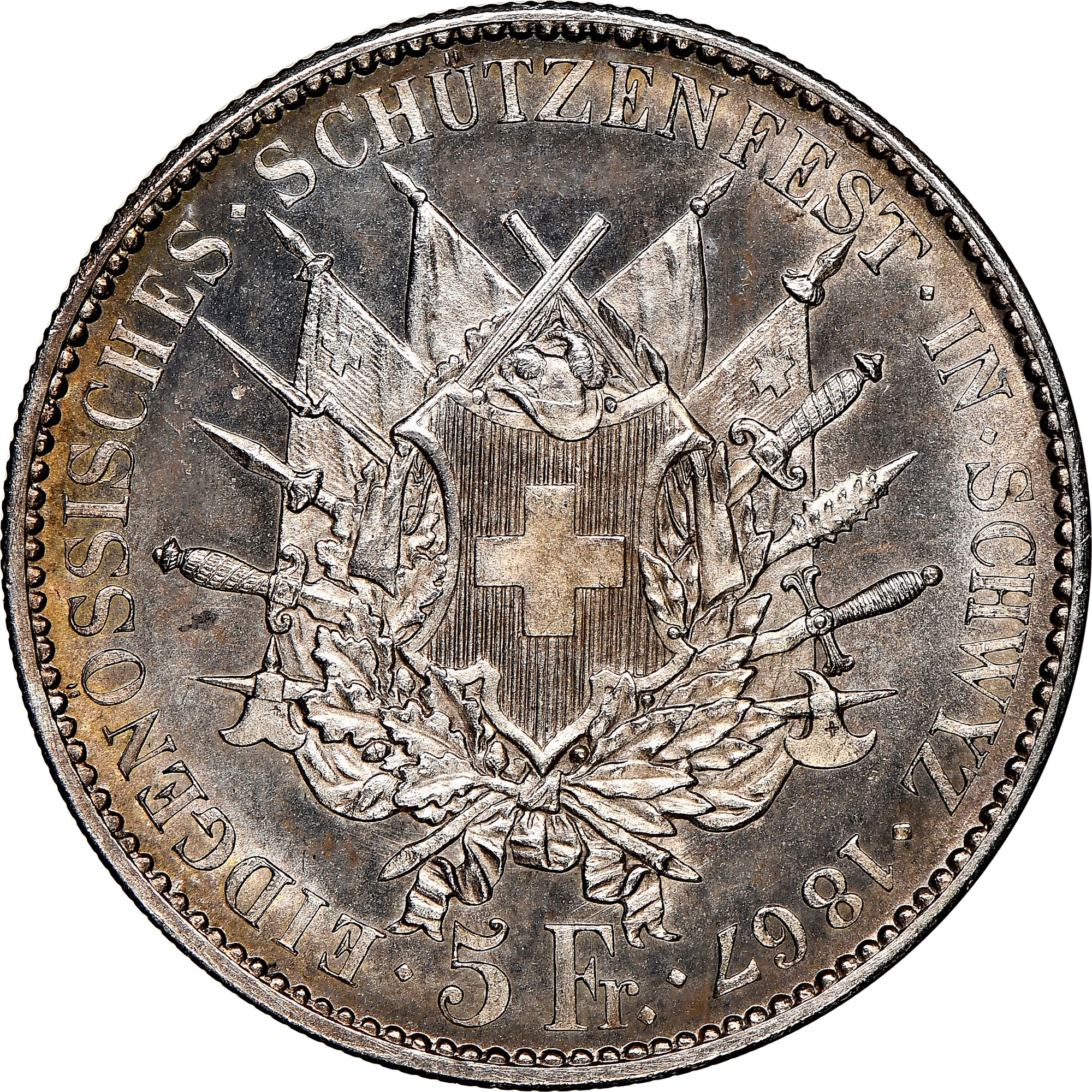 Switzerland 5 Francs X S9 Prices & Values | NGC