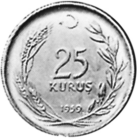 Turkey 25 Kurus KM 892.1 Prices & Values | NGC