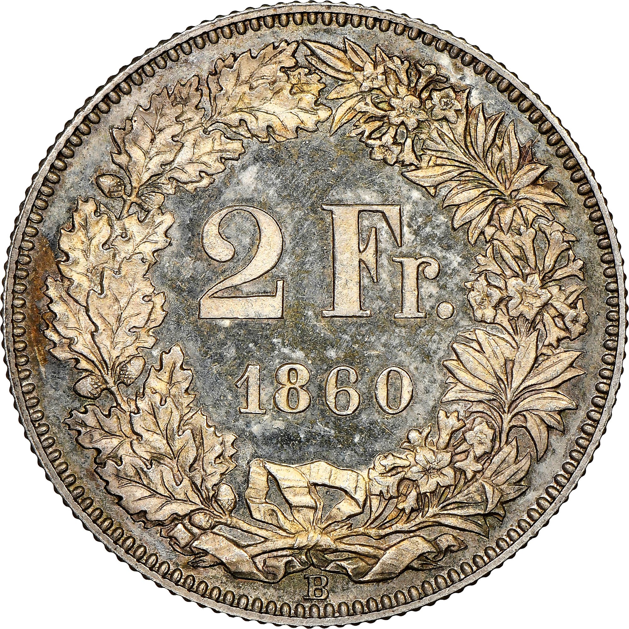 Switzerland 2 Francs KM 10a Prices & Values | NGC