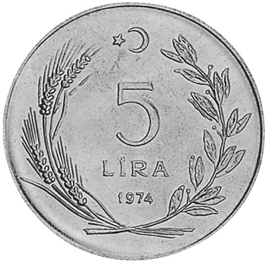 Turkey 5 Lira KM 905 Prices & Values | NGC