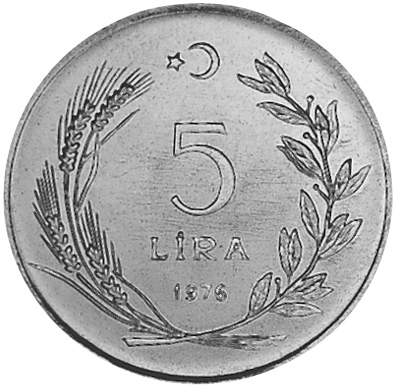 Turkey 5 Lira KM 909 Prices & Values | NGC
