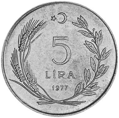 Turkey 5 Lira KM 911 Prices & Values | NGC