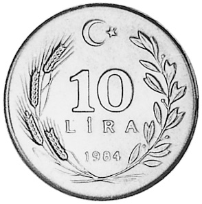 Turkey 10 Lira KM 964 Prices & Values | NGC