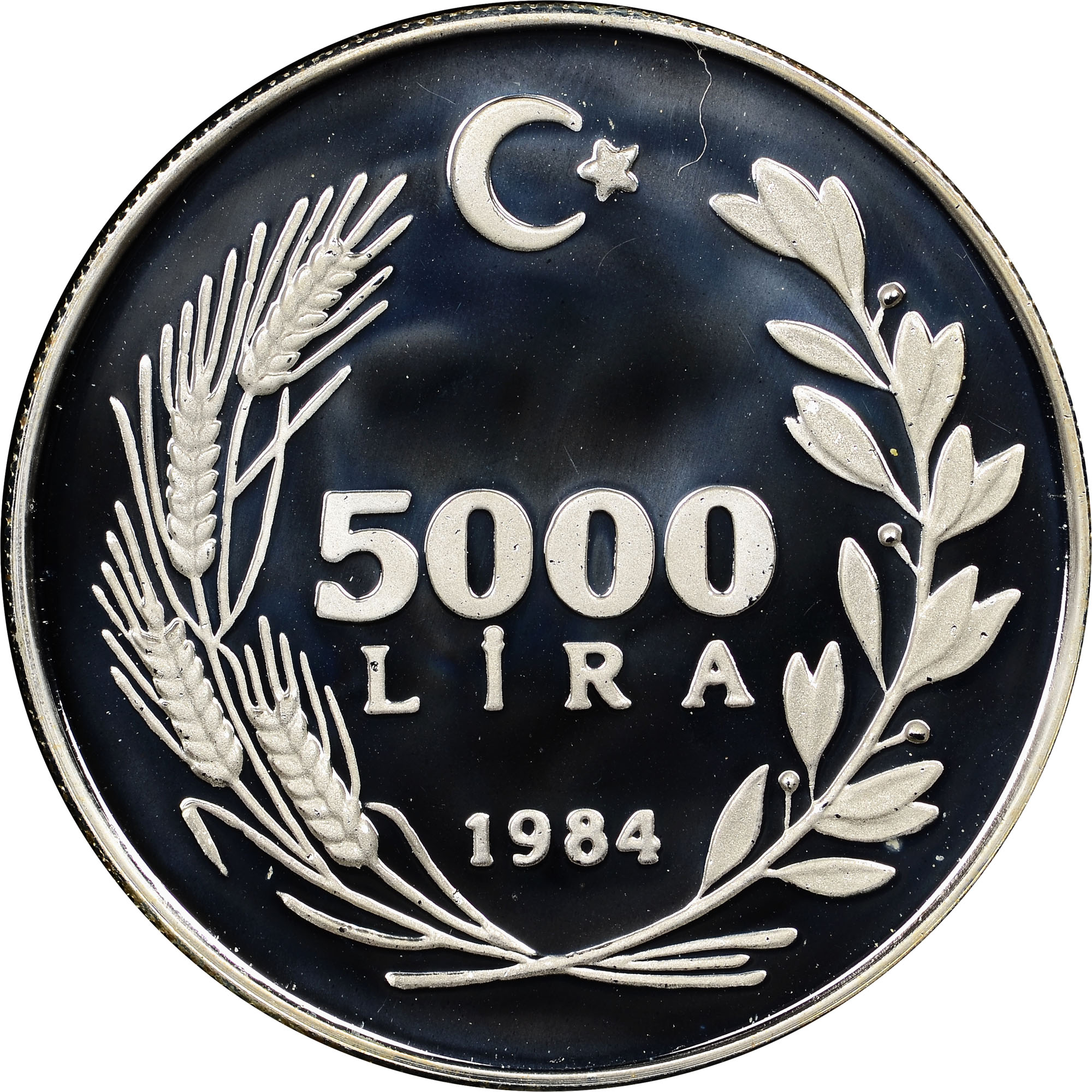 Turkey 5000 Lira KM 969 Prices & Values | NGC
