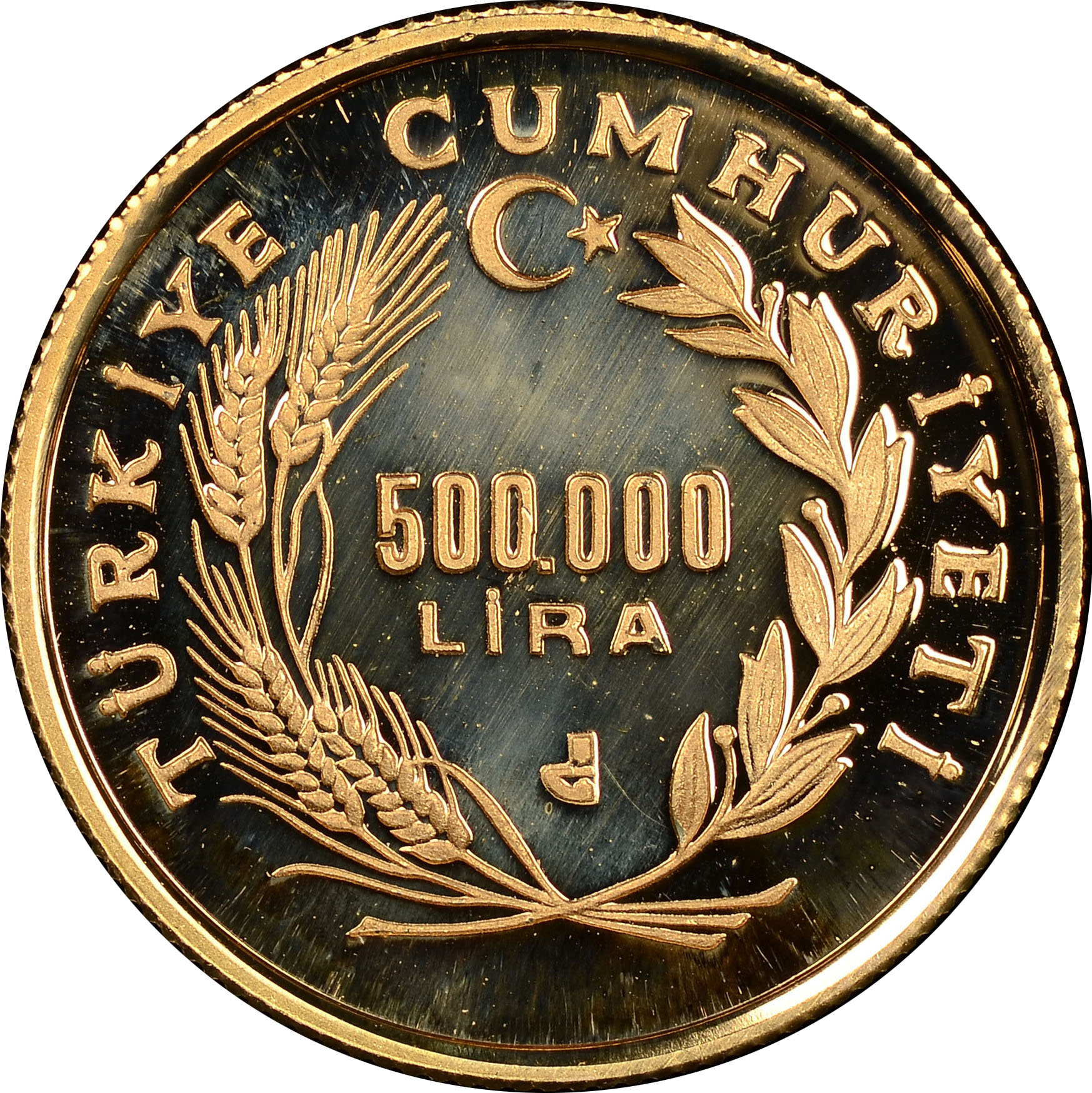 Turkey 500000 Lira KM 1008 Prices & Values | NGC