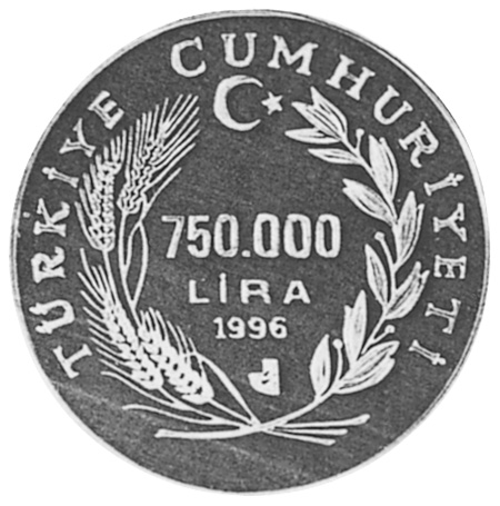 Turkey 750000 Lira KM 1063 Prices & Values | NGC