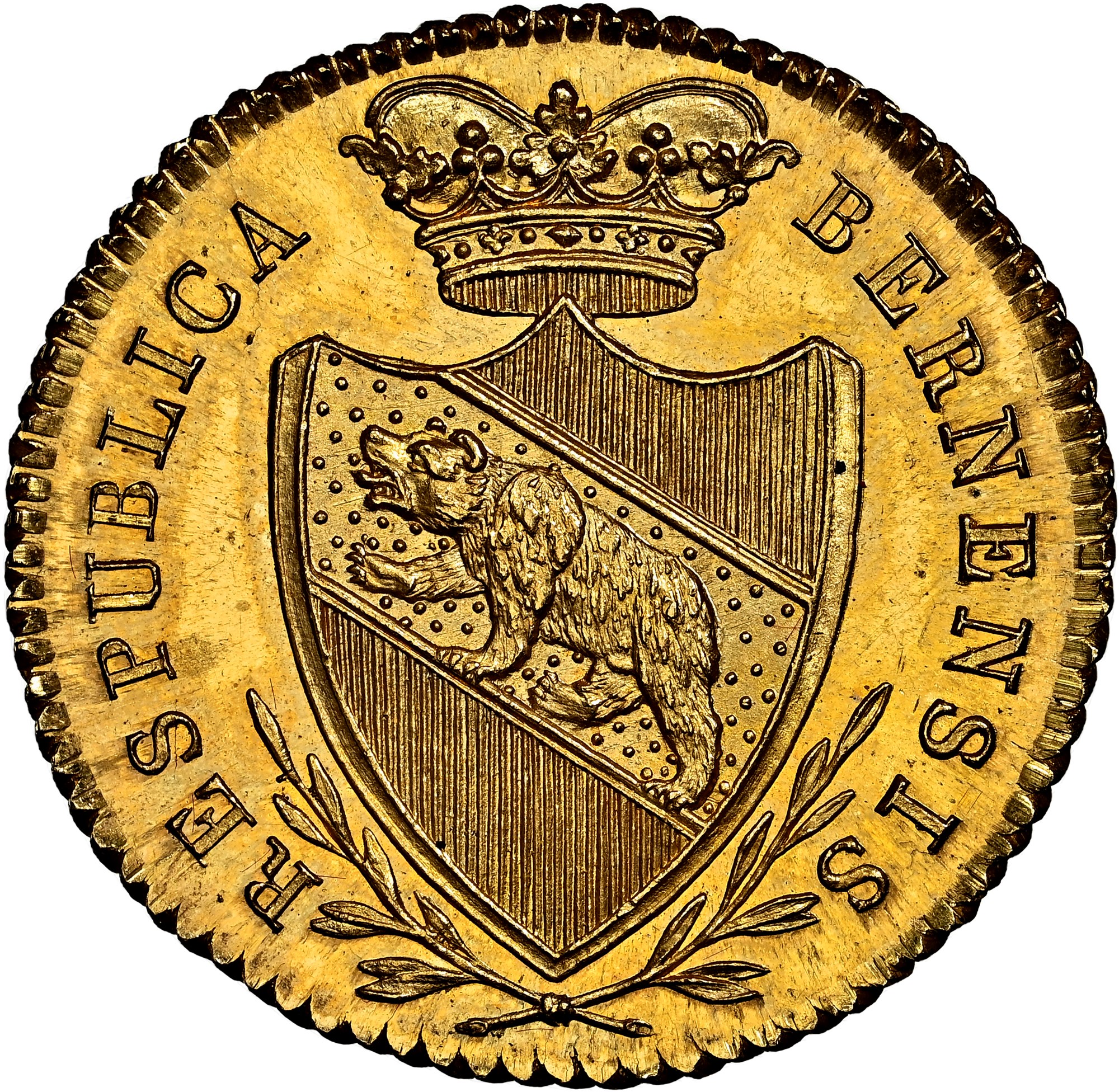 Swiss Cantons BERN Duplone KM 163 Prices & Values | NGC