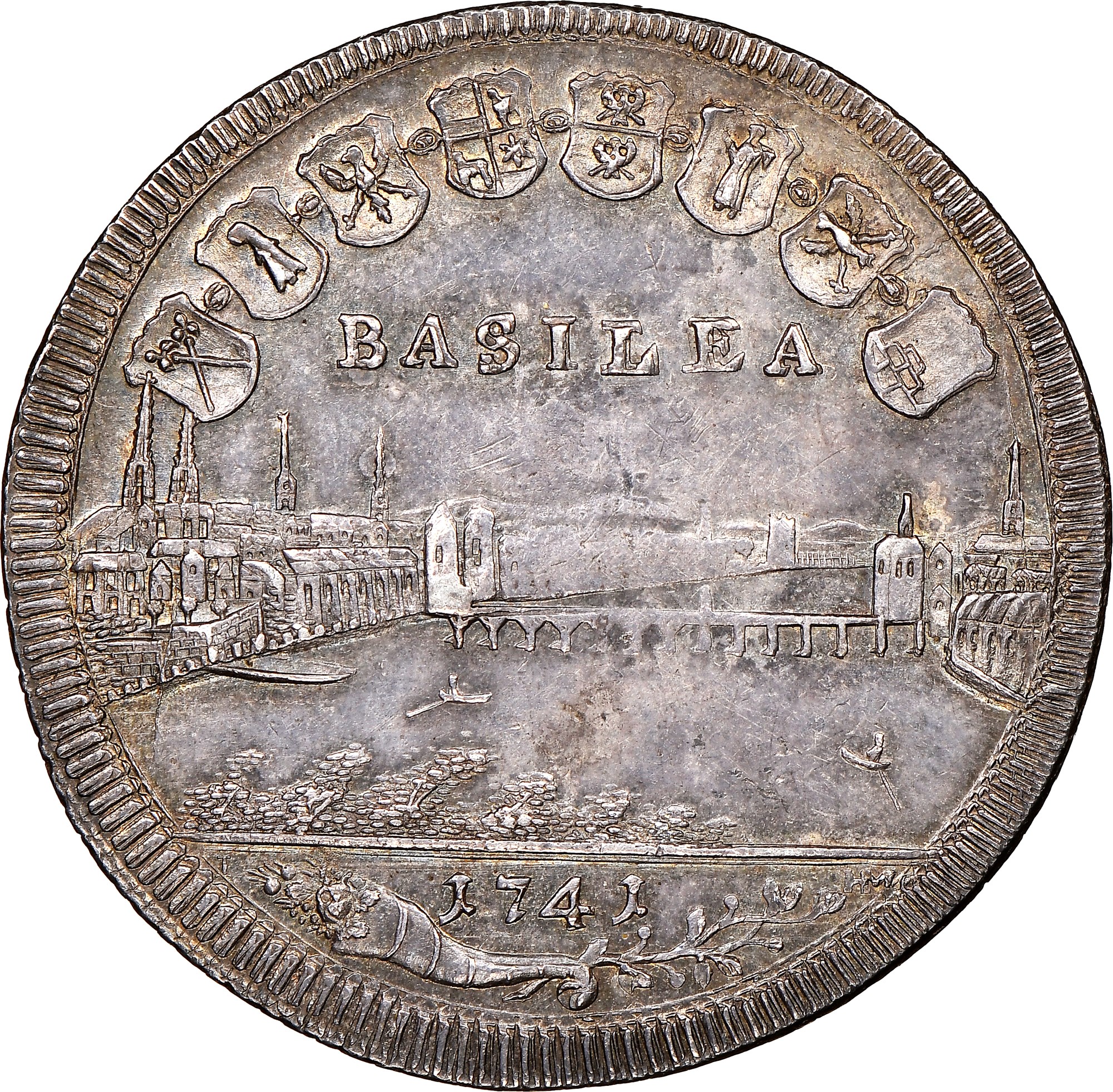 Swiss Cantons BASEL 1/2 Thaler KM 148 Prices & Values | NGC