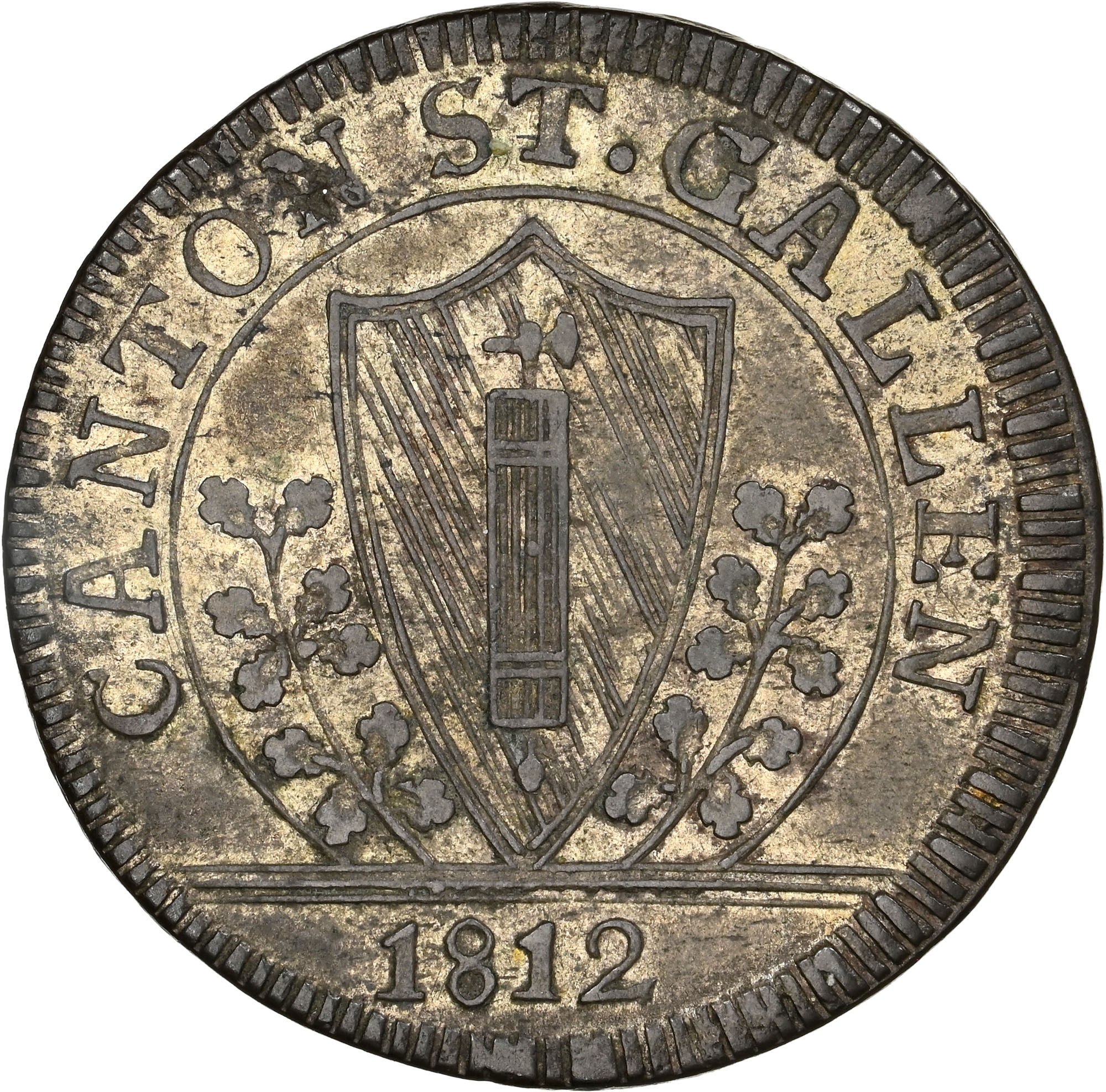 Swiss Cantons SAINT GALL Batzen KM 110 Prices & Values | NGC